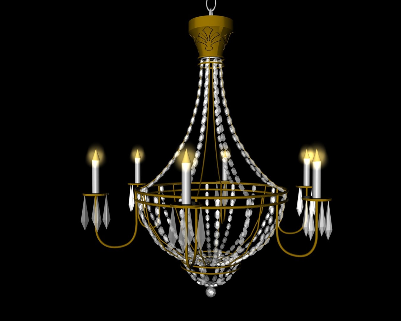 3d Chandelier Model