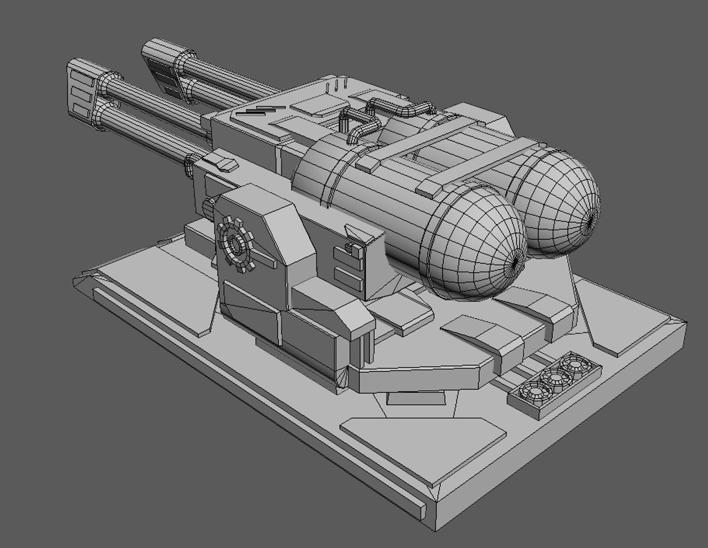 3d flameturret turret