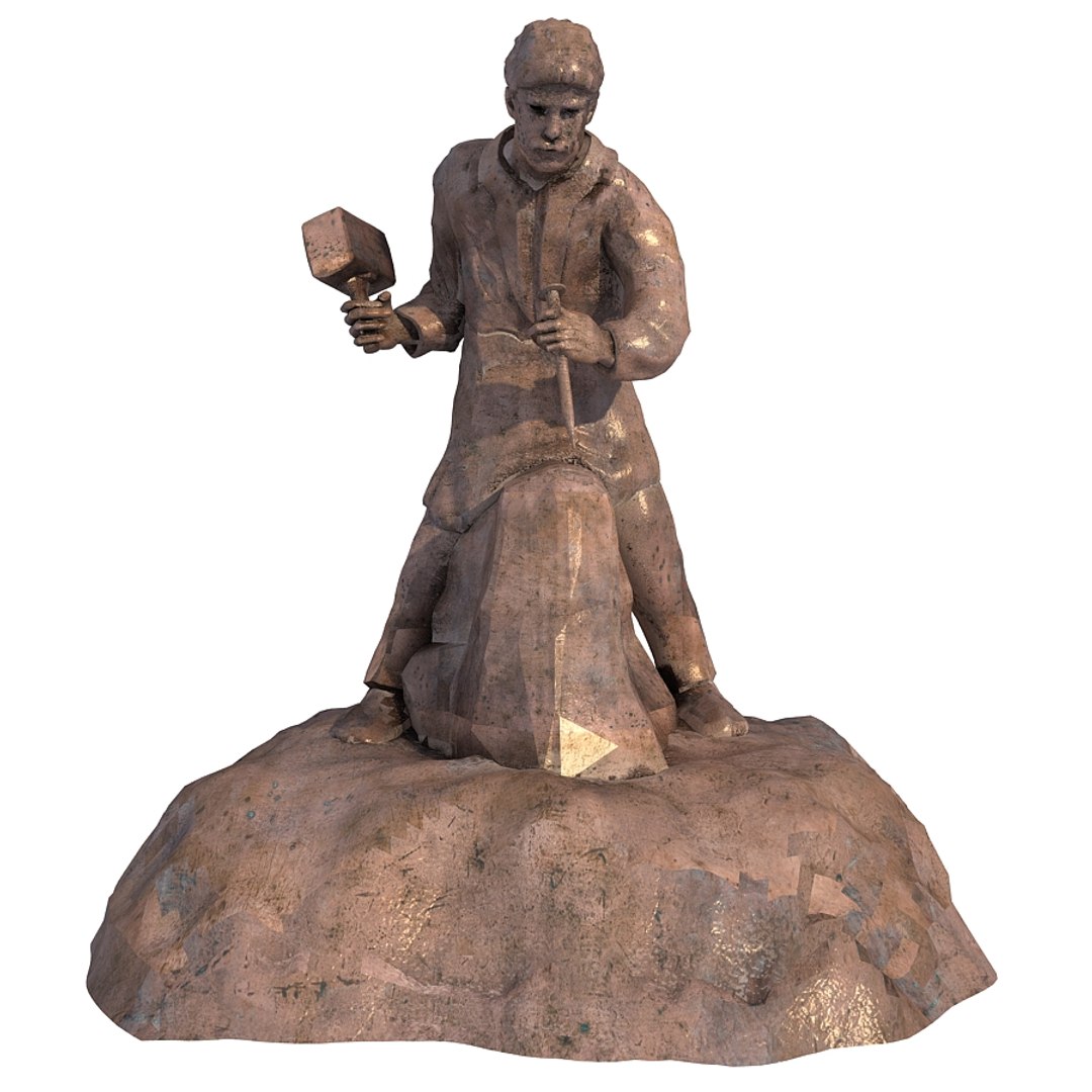 Stone Break Man 3D Model - TurboSquid 1339753