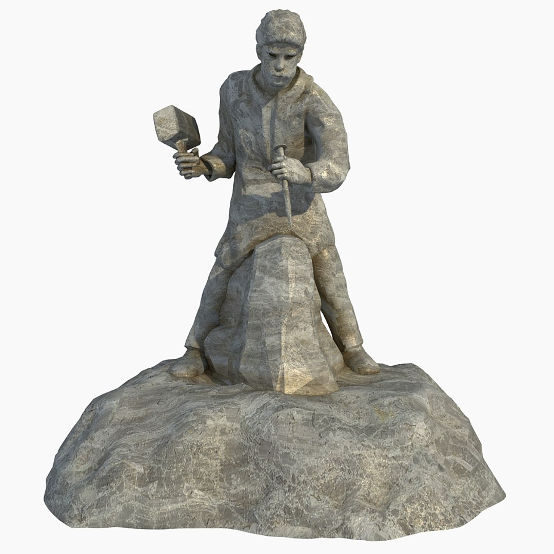 Stone Break Man 3D Model - TurboSquid 1339753