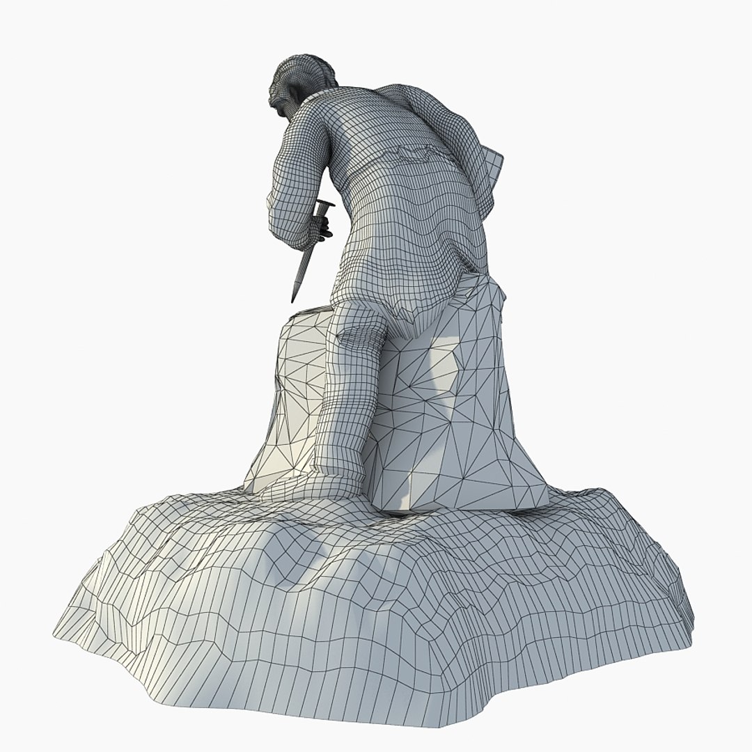 Stone Break Man 3D Model - TurboSquid 1339753