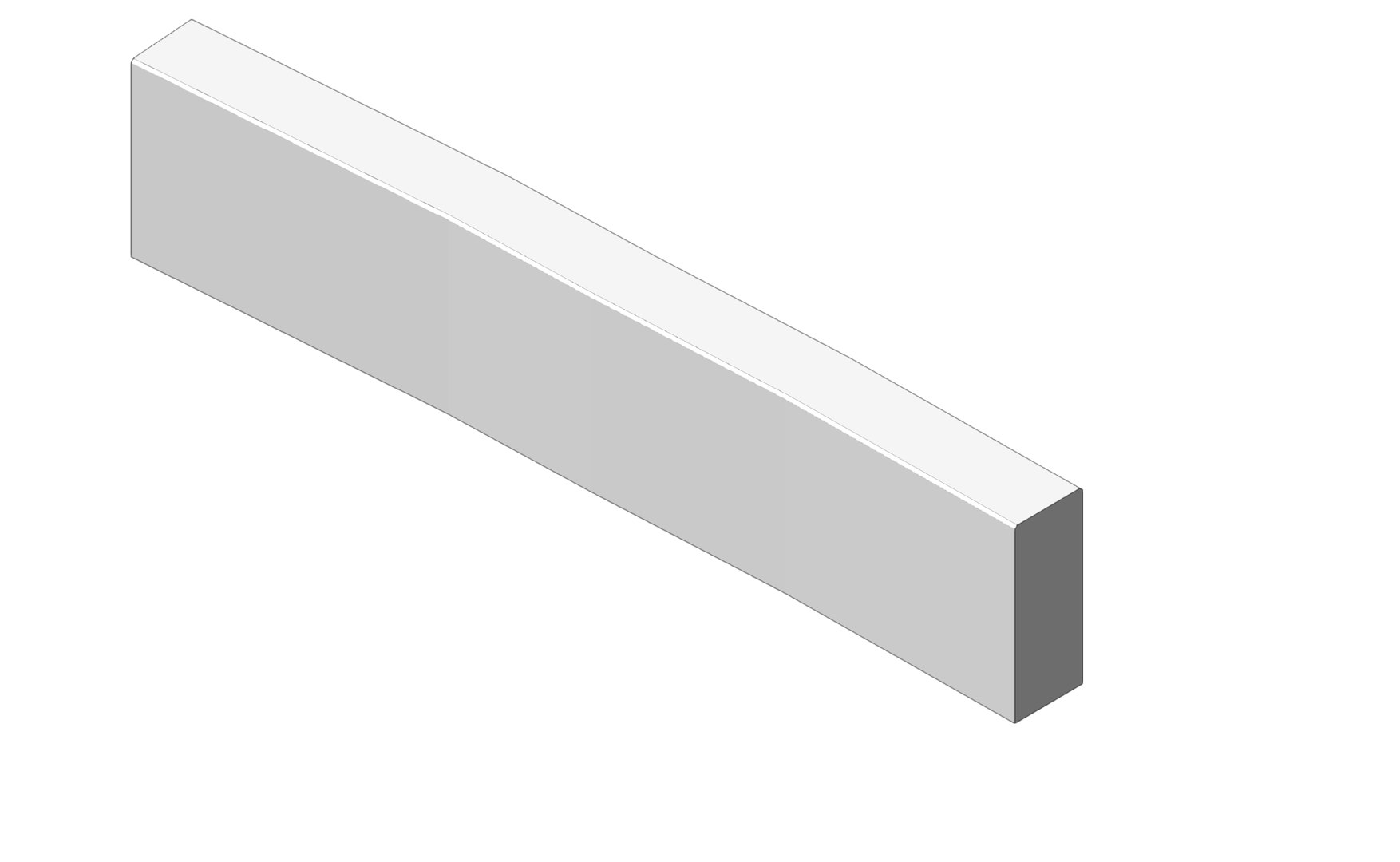 3D Concrete Curb Radius 12 M Outer 100 20 8 - TurboSquid 2505851