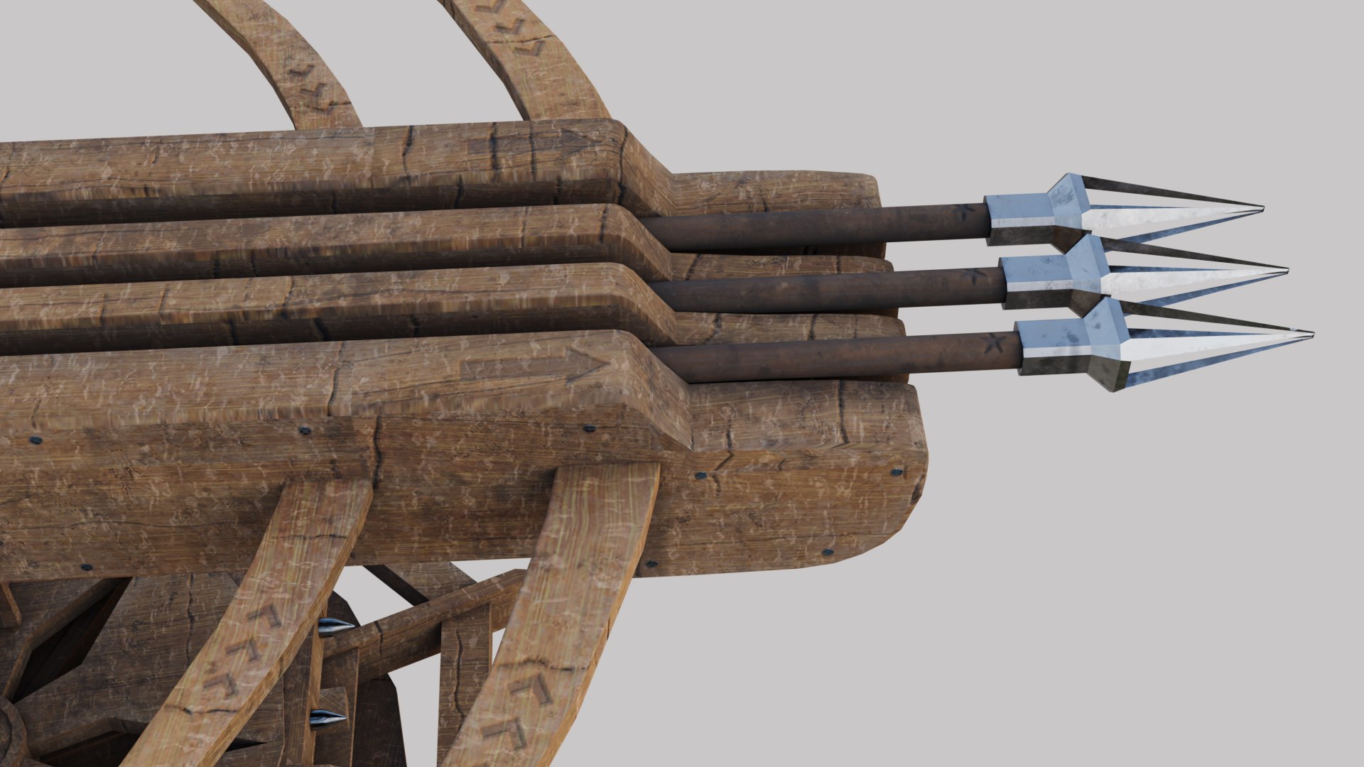 3D Ballista Weapon - Rocket Arrow Launcher - TurboSquid 1803963