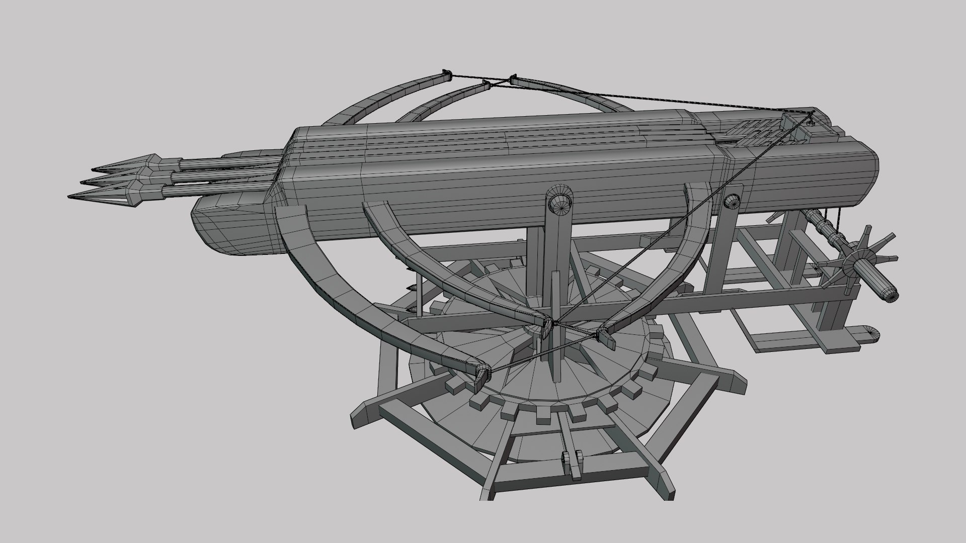 3D Ballista Weapon - Rocket Arrow Launcher - TurboSquid 1803963