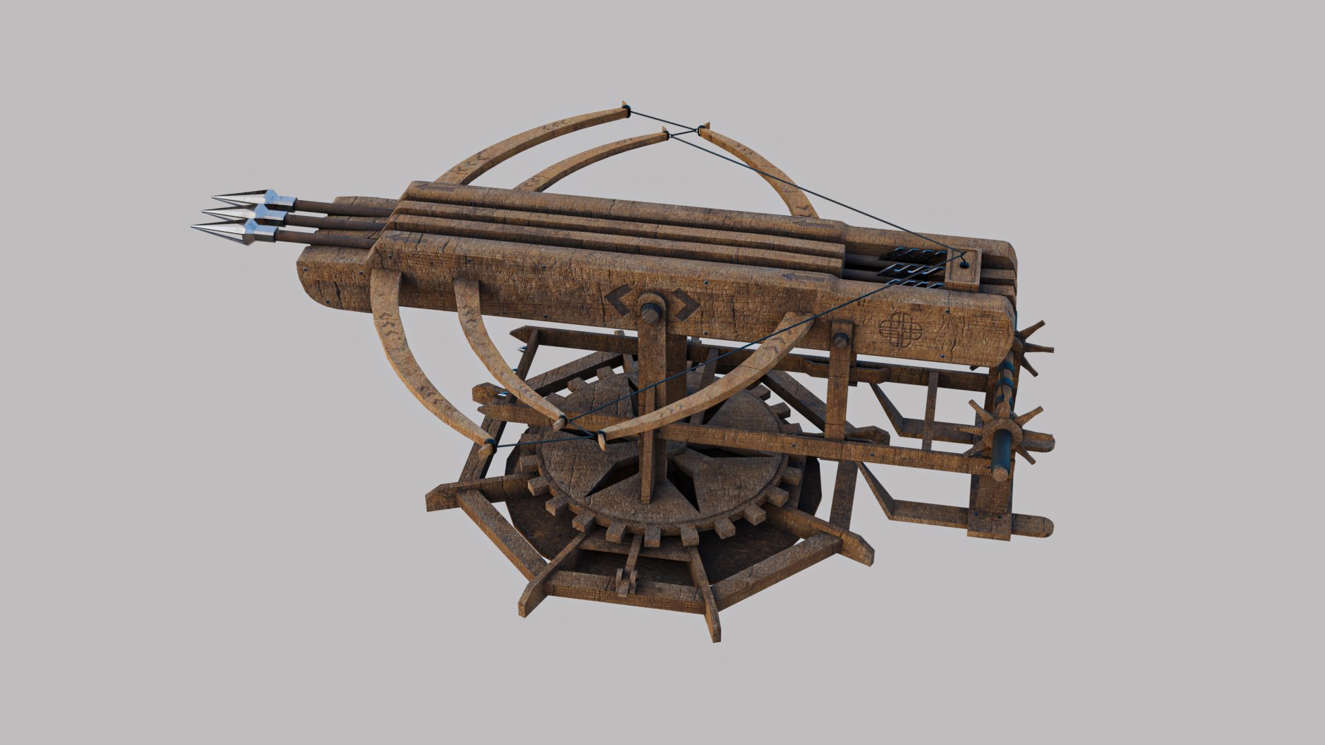 3D Ballista Weapon - Rocket Arrow Launcher - TurboSquid 1803963