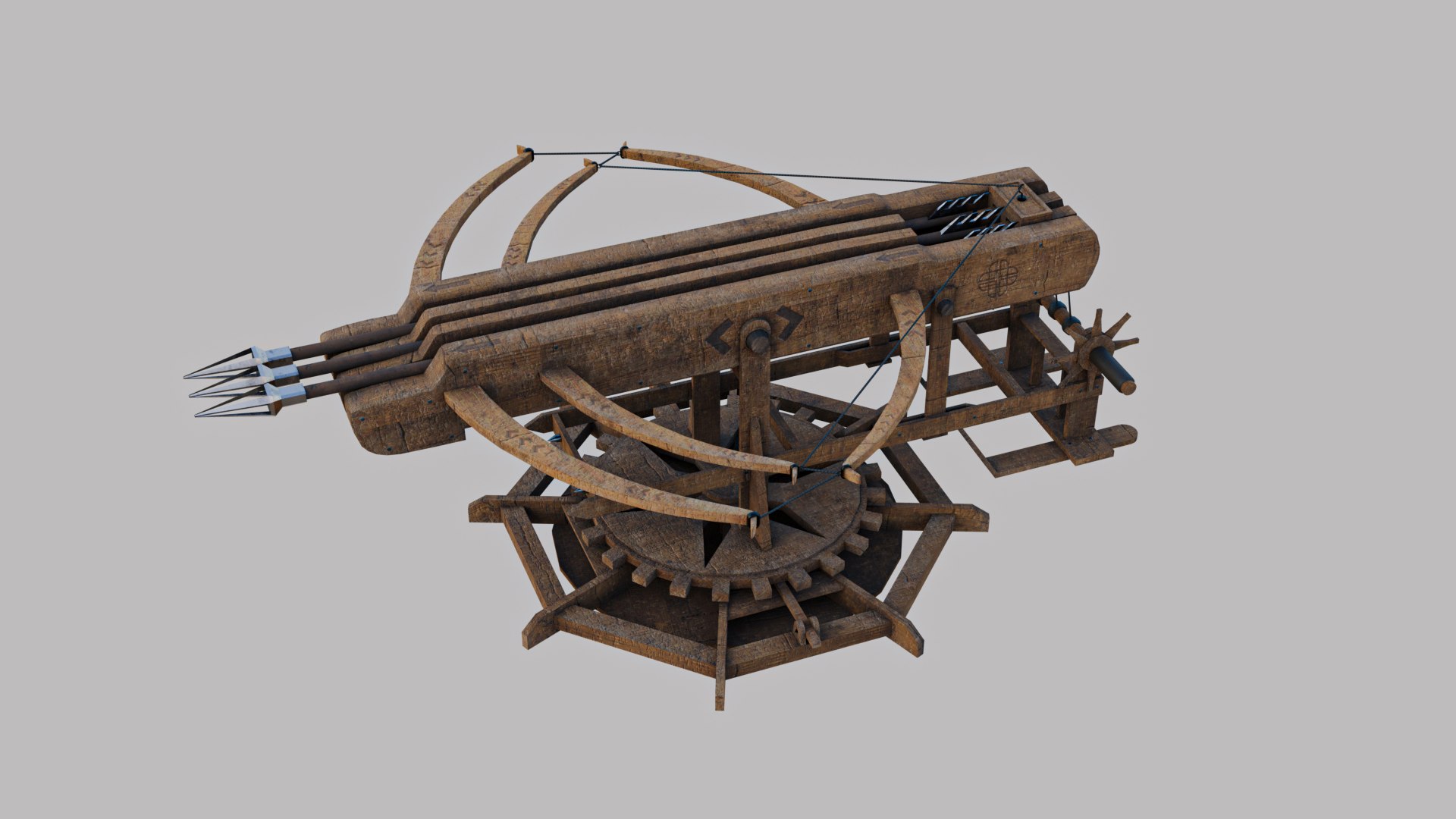 3D Ballista Weapon - Rocket Arrow Launcher - TurboSquid 1803963