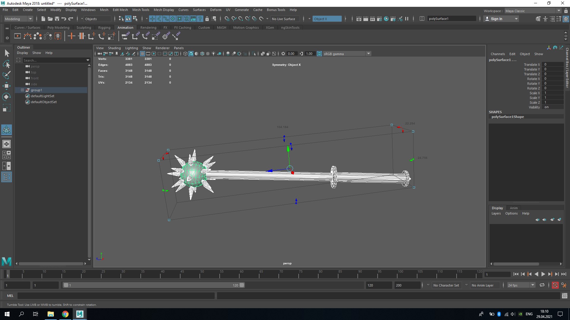 Mace Weapon 3D Model - TurboSquid 1726018