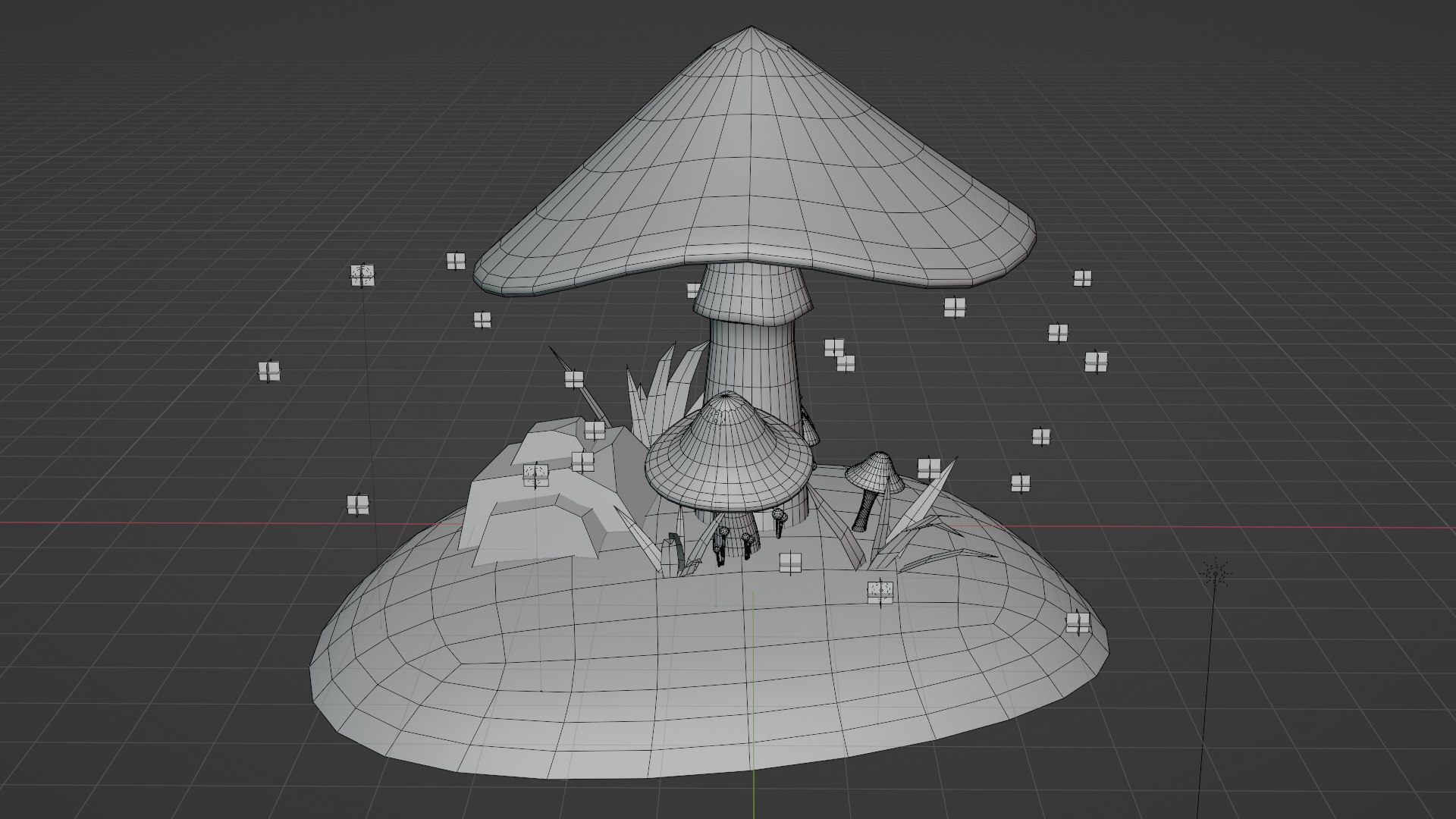3D Mushroom Model - TurboSquid 2264977