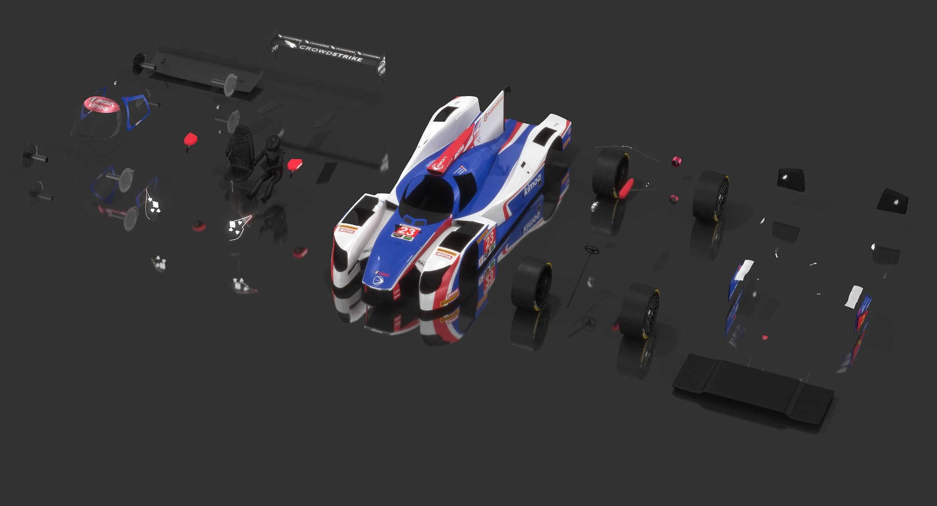 Ligier Js P217 Imsa 3D Model - TurboSquid 1253251