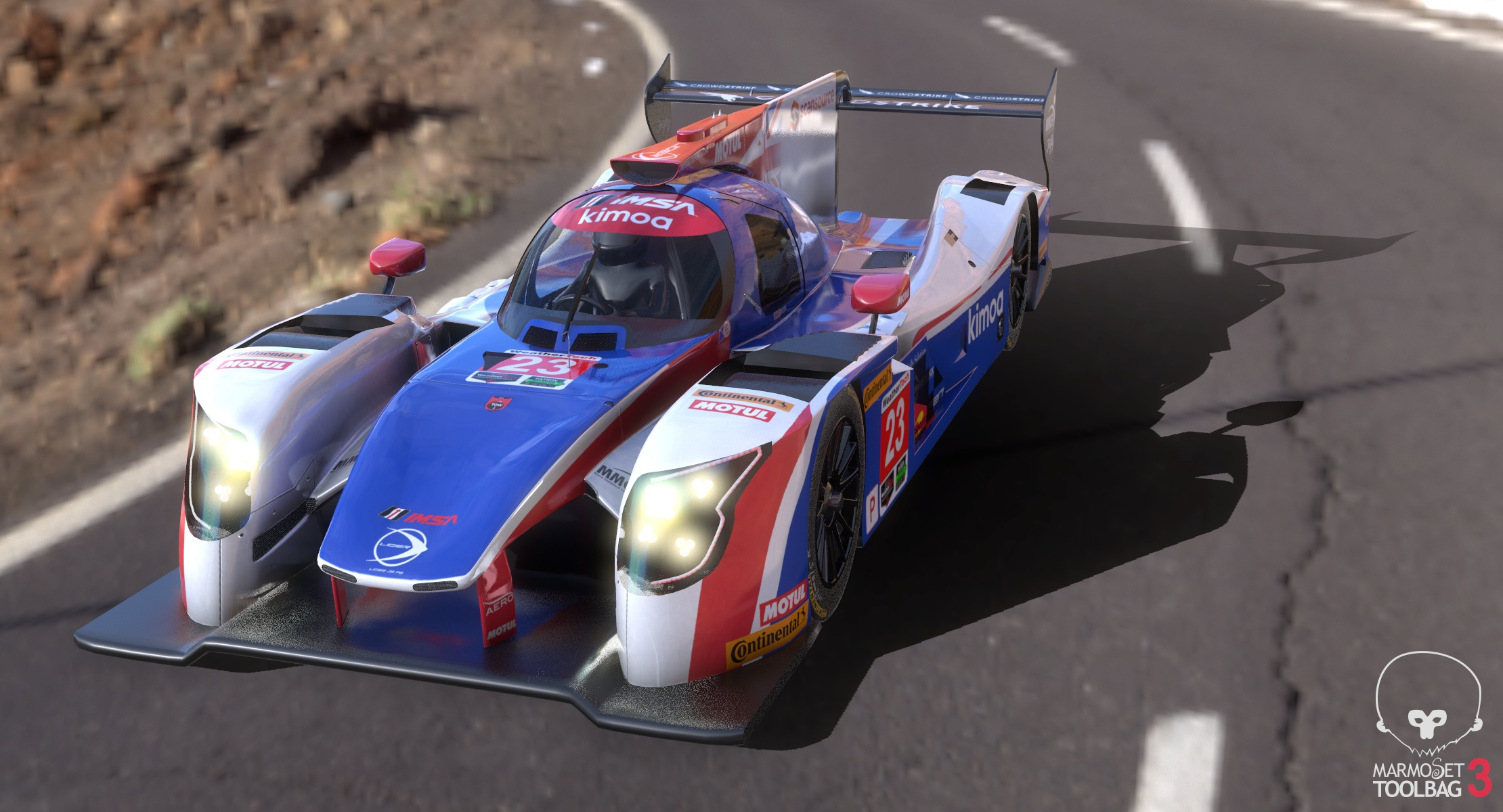 Ligier js p217 imsa 3D model - TurboSquid 1253251