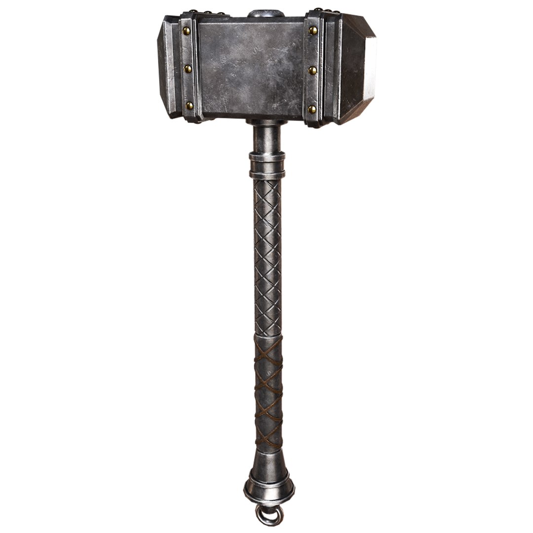 Gameready Battle Hammer 3D Model - TurboSquid 1216616