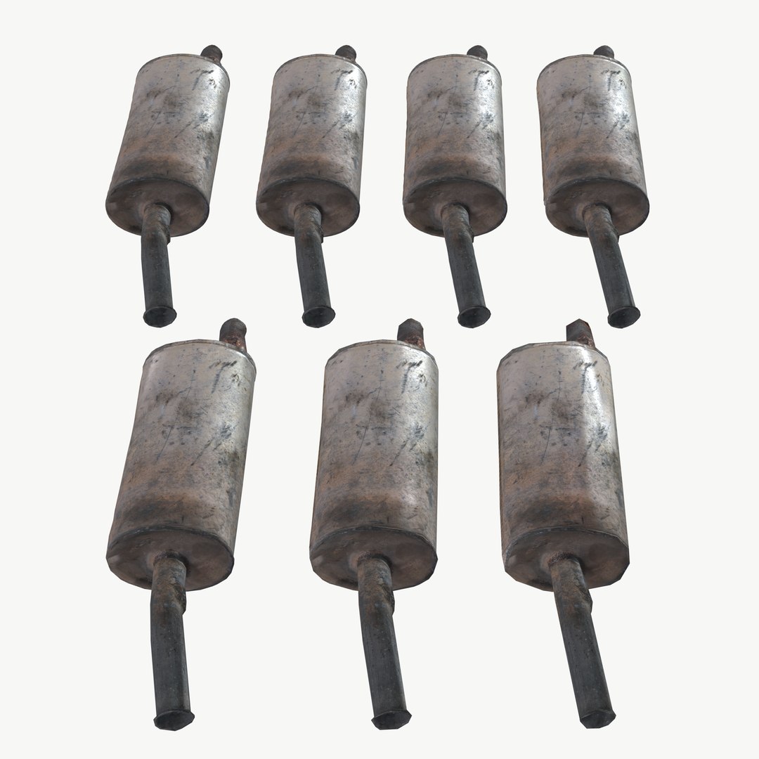 High Quality Scan Scrap Exhaust - 1 Model - TurboSquid 2204416