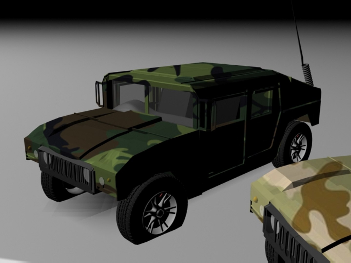 Free Humvees 3d Model