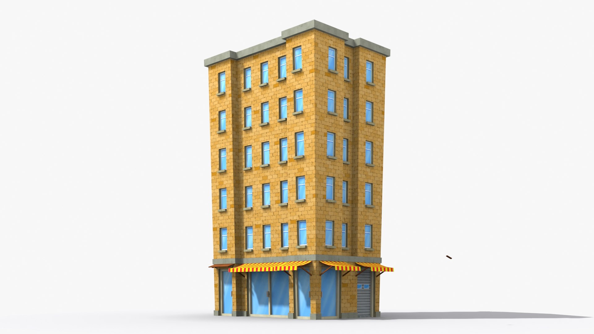 3D Cartoon Building x20 - TurboSquid 1833114