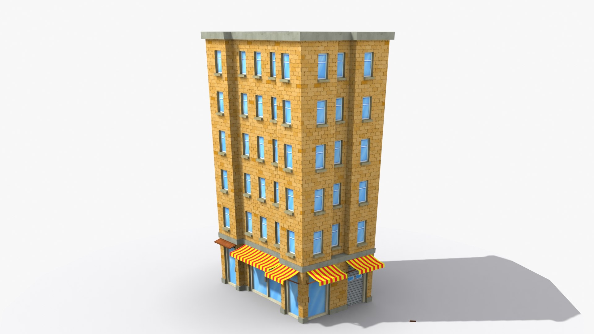 3D Cartoon Building x20 - TurboSquid 1833114