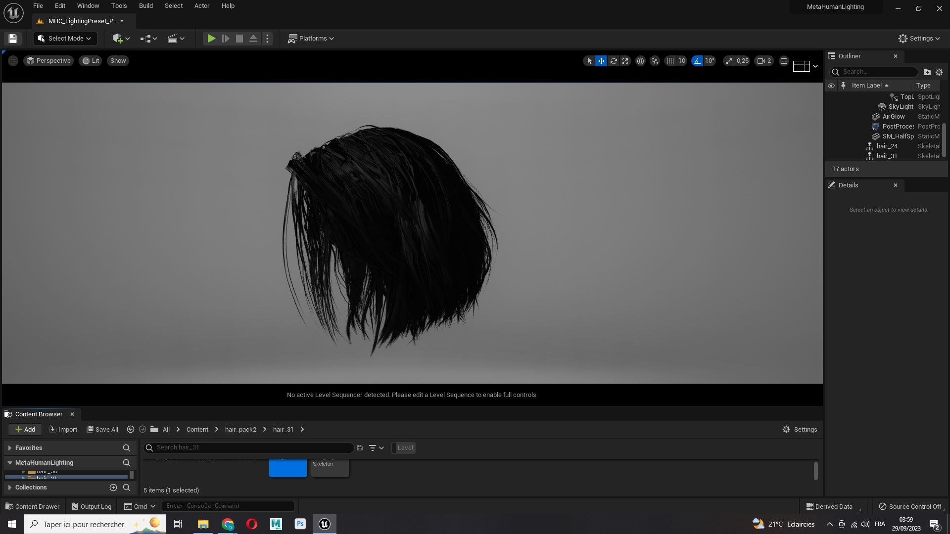 3D Female Messy Bob Hairstyle Low-poly - TurboSquid 2139427