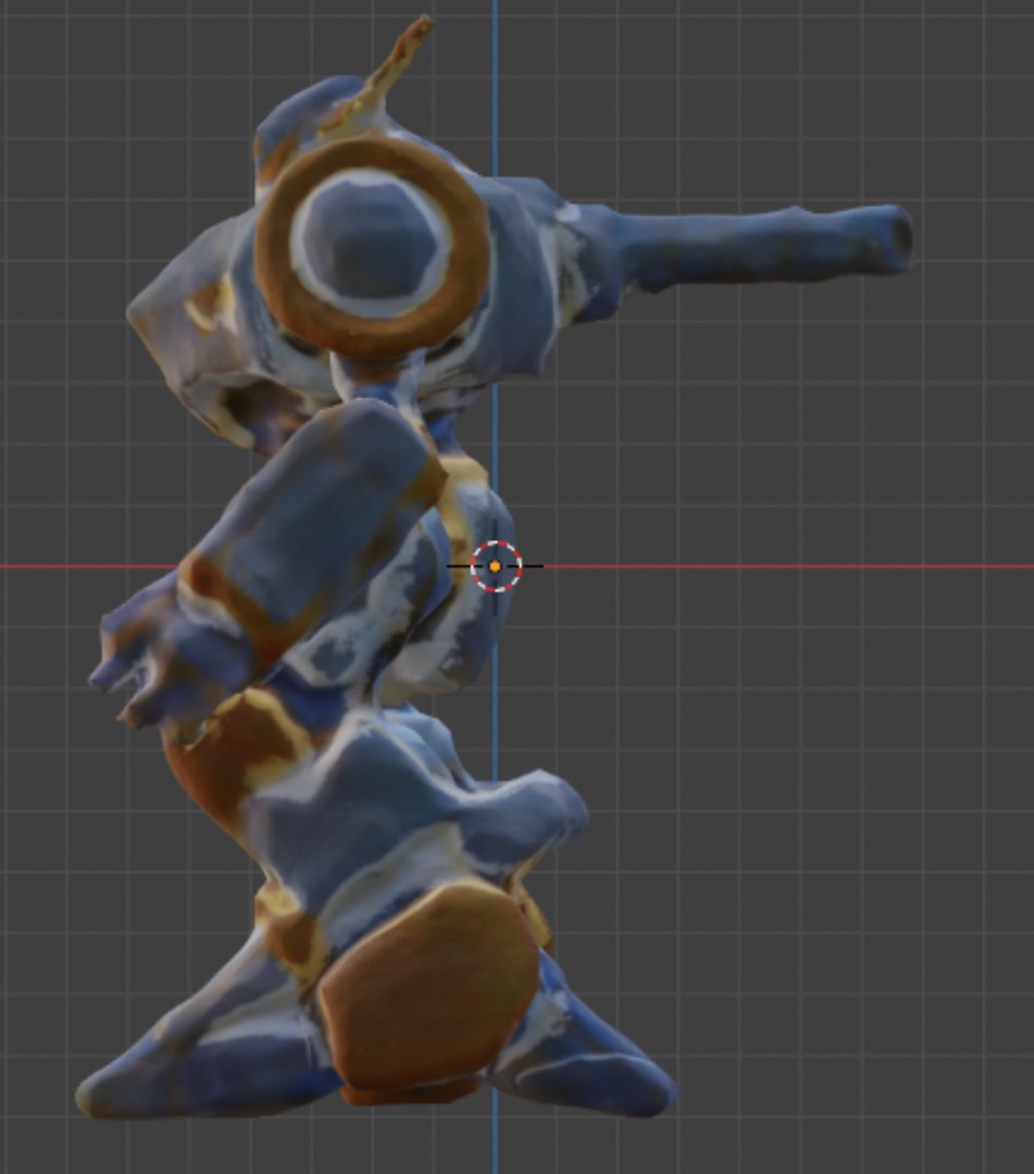 Damaged And Half Melted Mecha 3D Model - TurboSquid 2249468