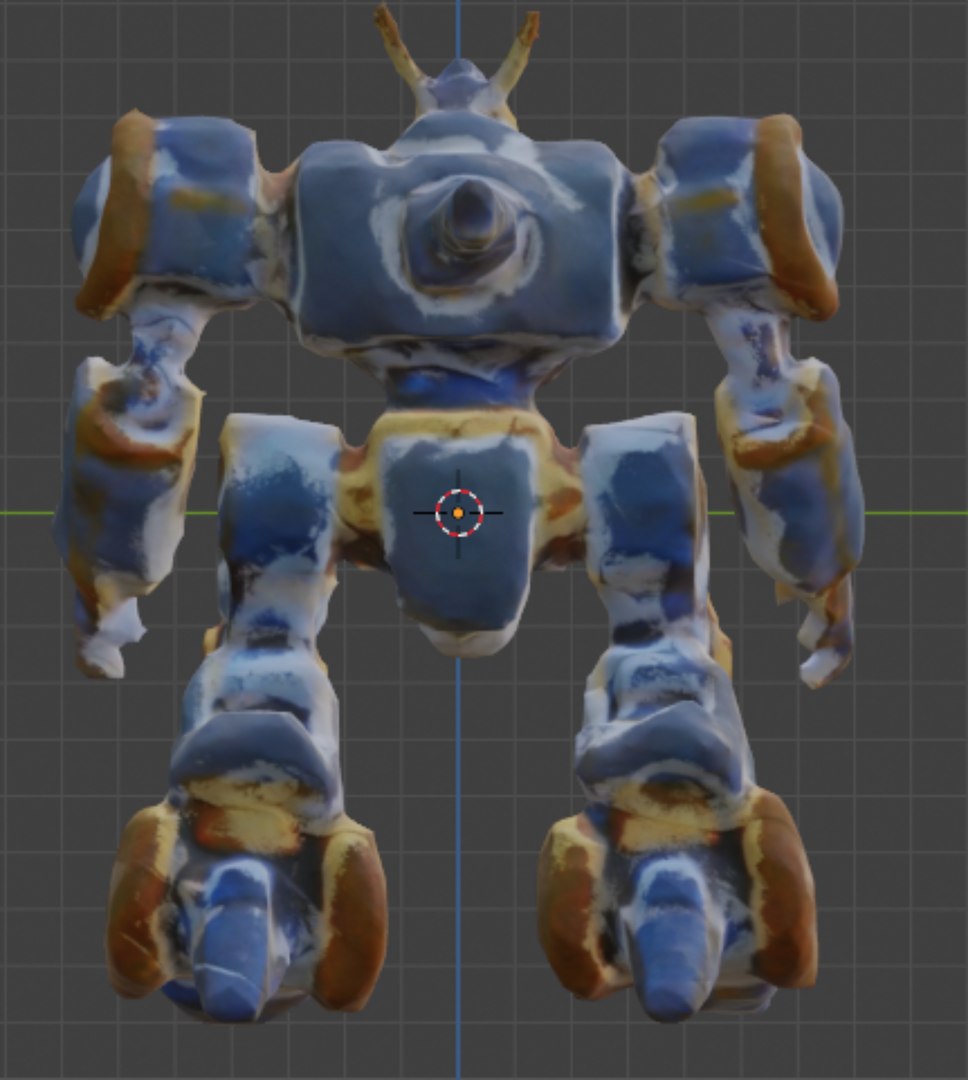 Damaged And Half Melted Mecha 3D Model - TurboSquid 2249468