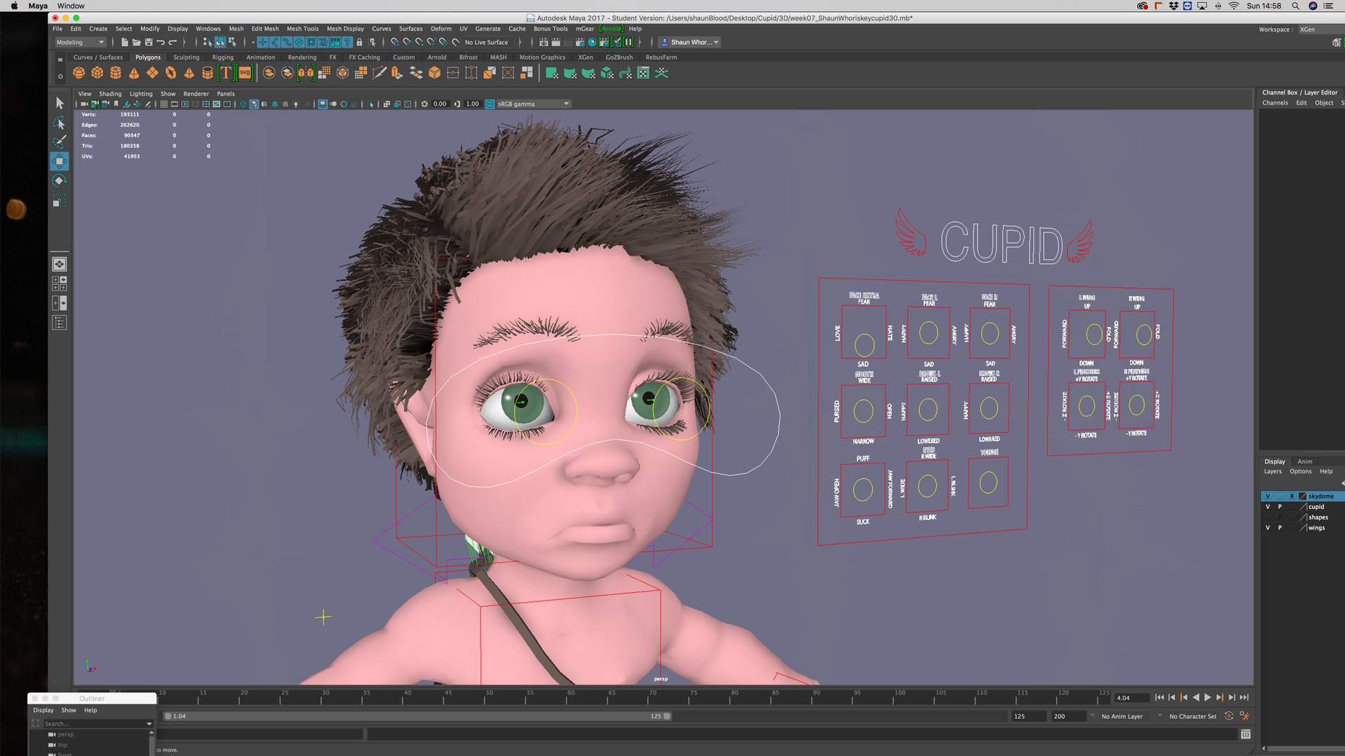 3D Cupid Model - TurboSquid 1255306