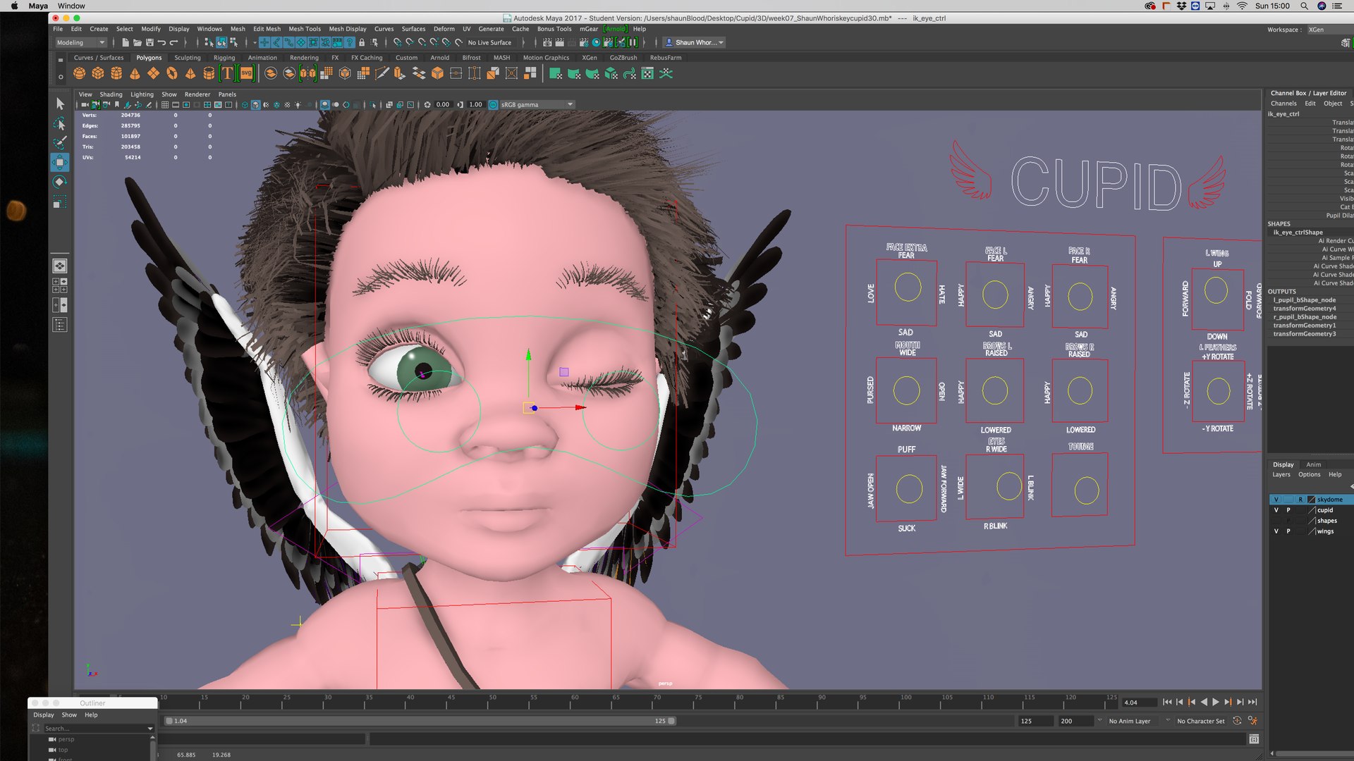 3D Cupid Model - TurboSquid 1255306
