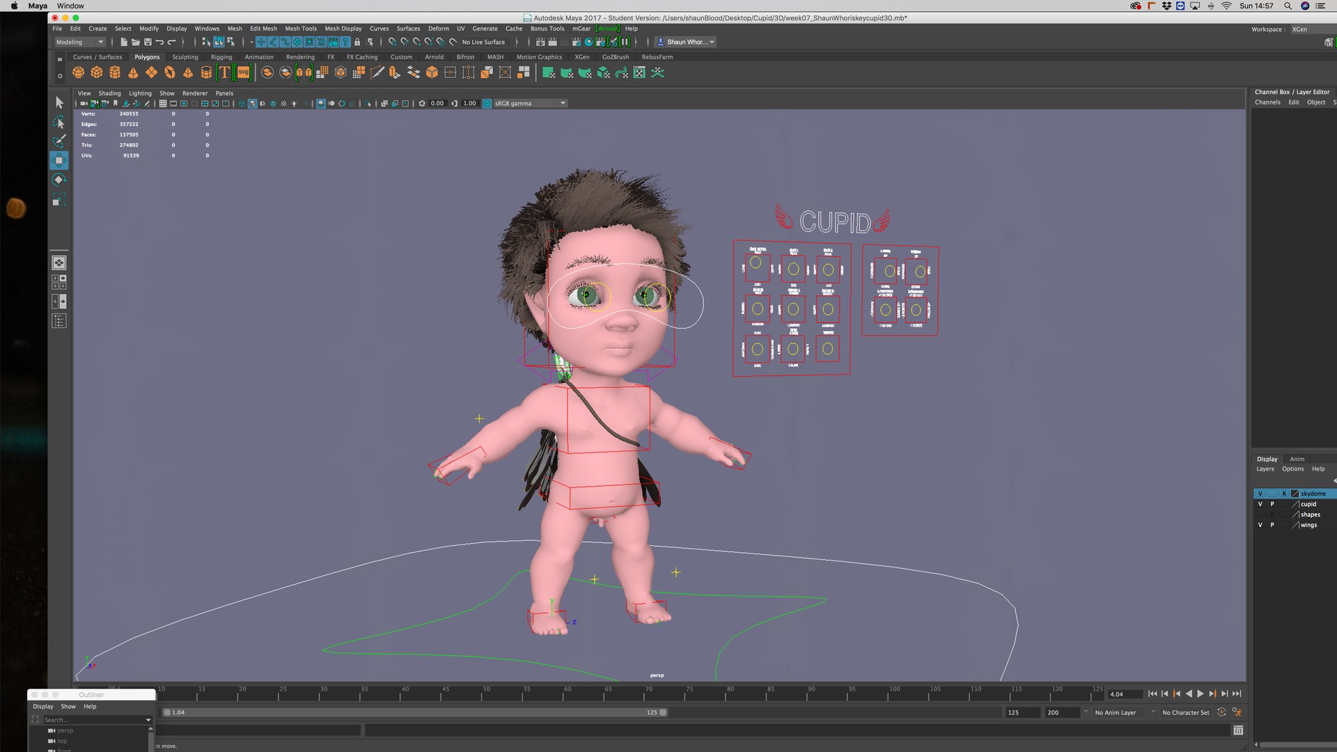 3D Cupid Model - TurboSquid 1255306