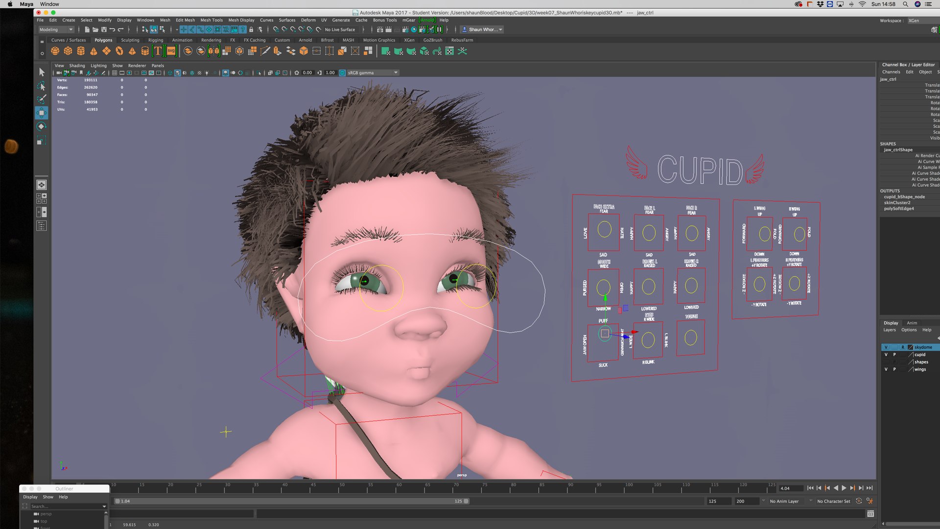 3D Cupid Model - TurboSquid 1255306