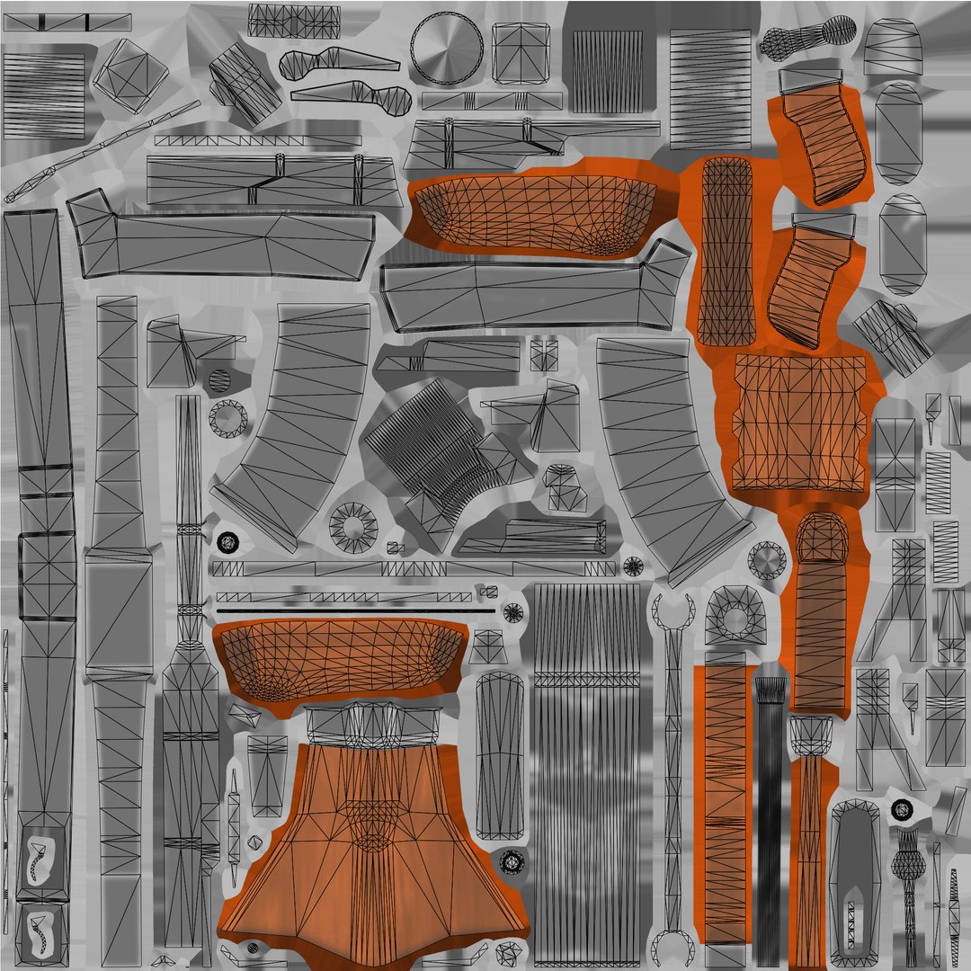 Stylized Game Ready AK 47 3D Model - TurboSquid 2291414
