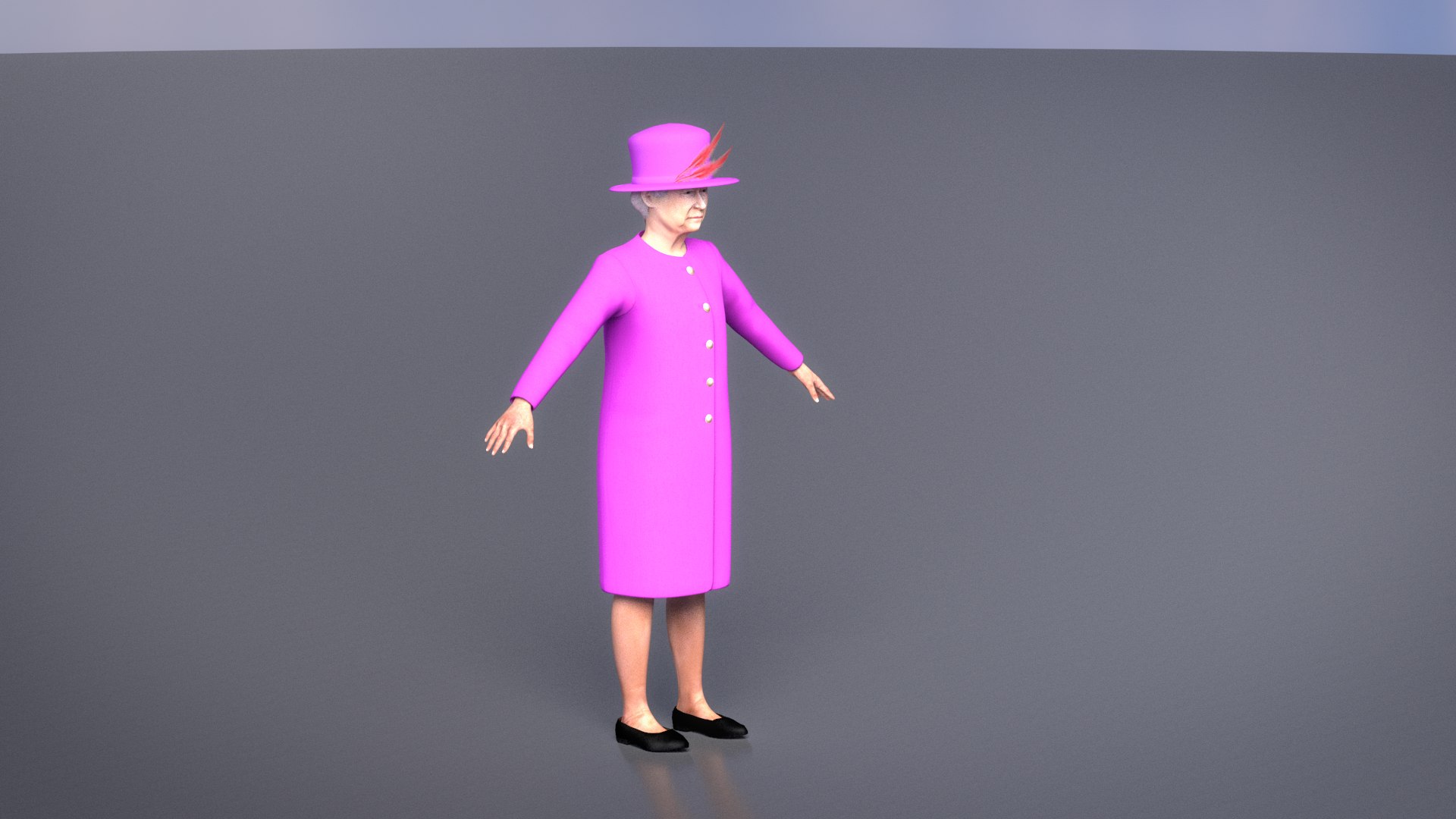 3D Model Queen Elizabeth - TurboSquid 2253498