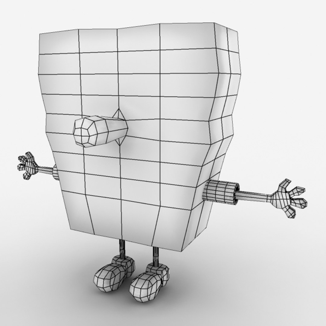 free sponge bob 3d model
