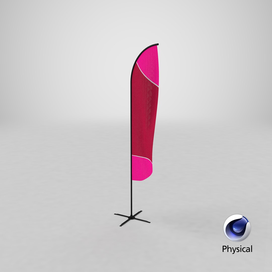 Flag exhibition 3D model - TurboSquid 1688388