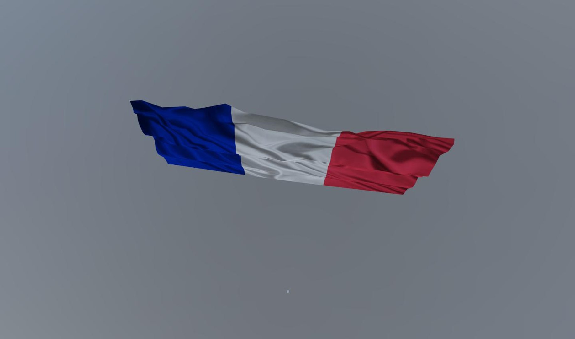 3D French Flag Model - TurboSquid 1239781