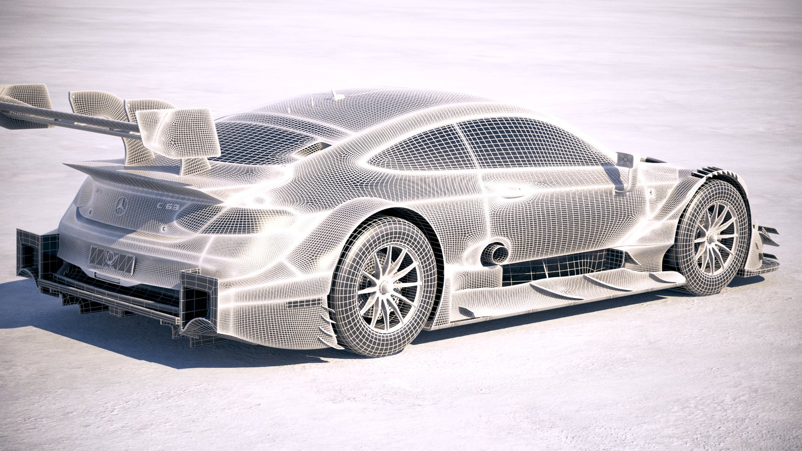 Mercedes amg c-coupe 3D model - TurboSquid 1300473