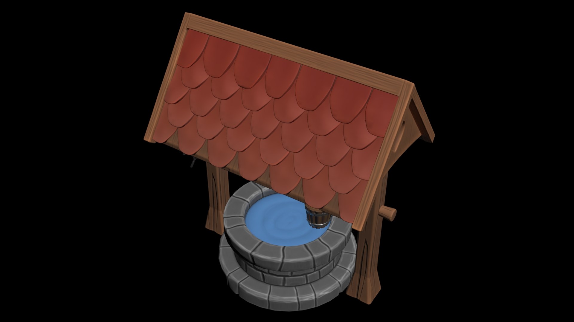 3D Stylized Water well - TurboSquid 1946106