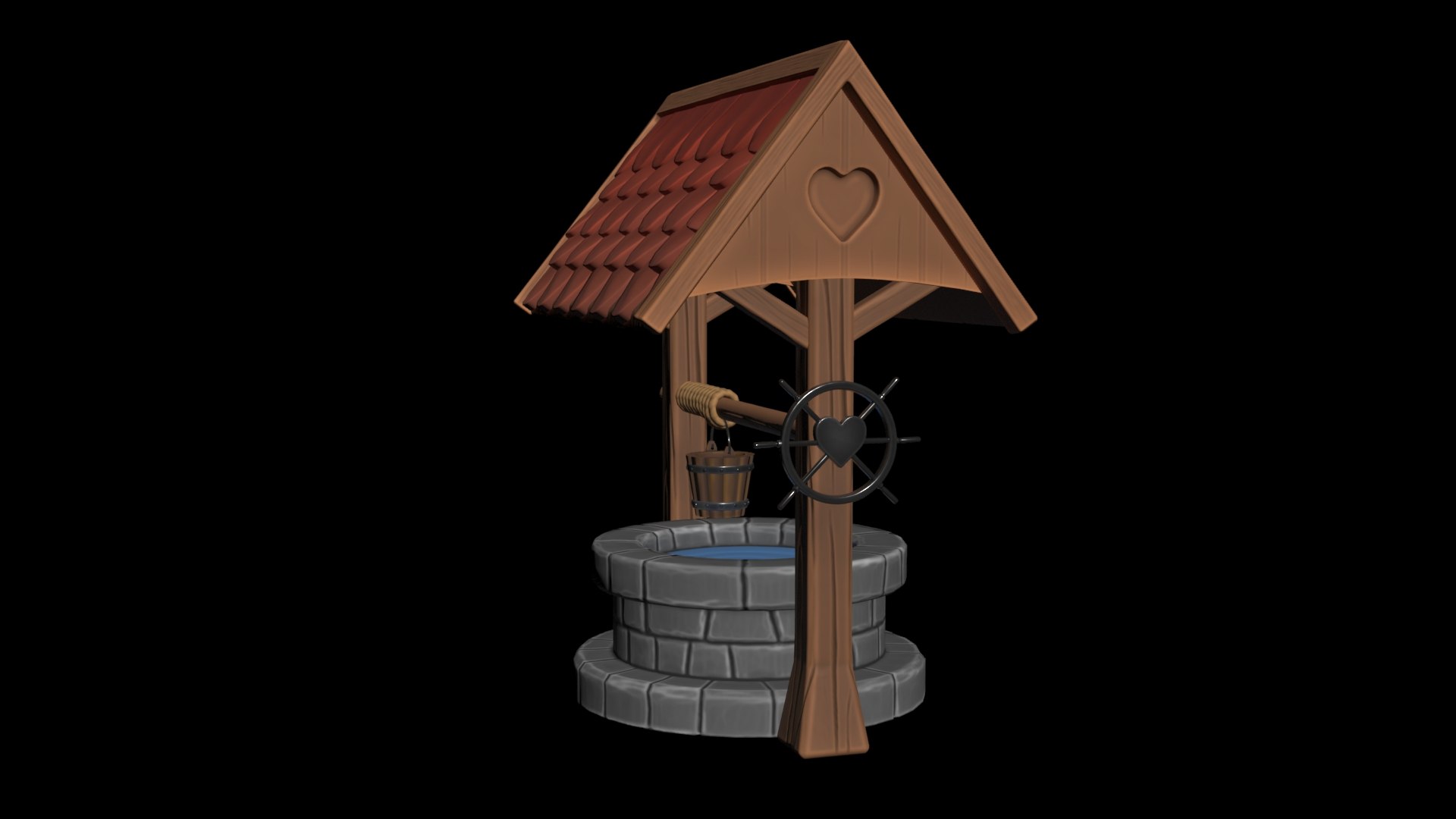 3D Stylized Water well - TurboSquid 1946106