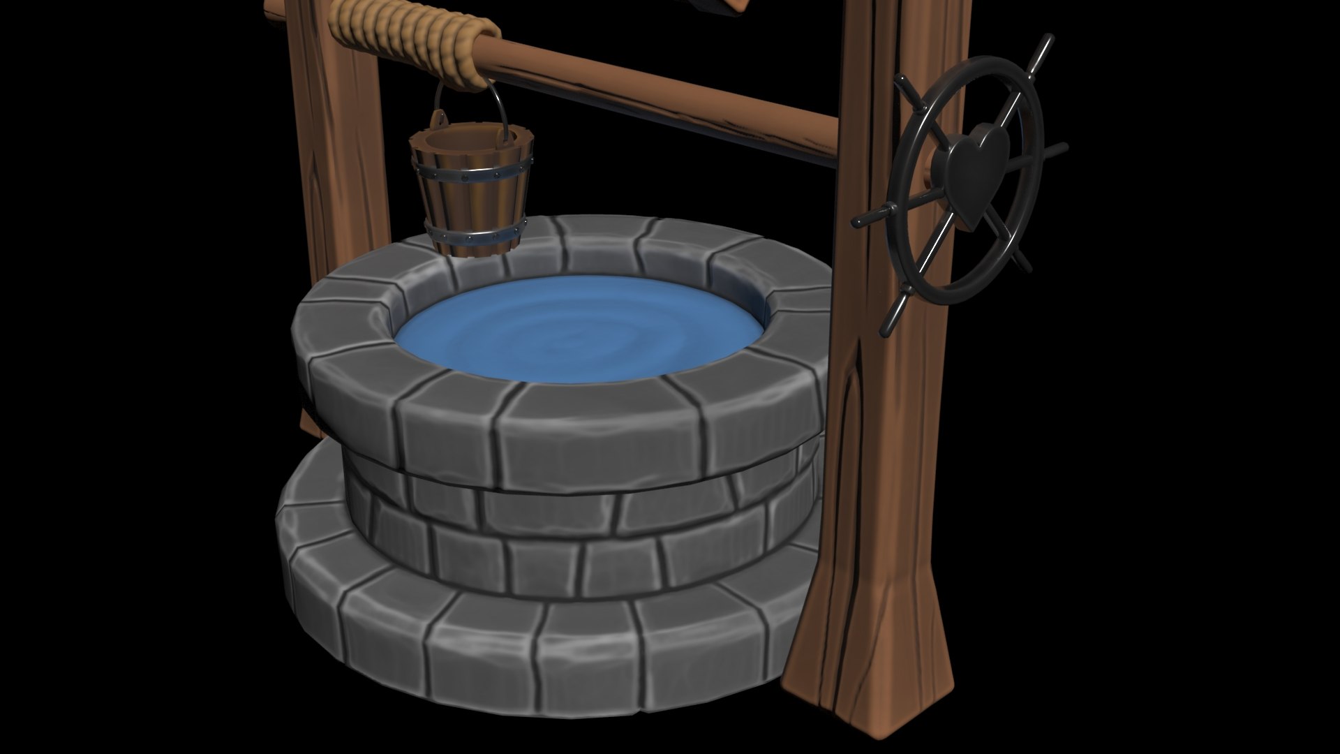3D Stylized Water well - TurboSquid 1946106