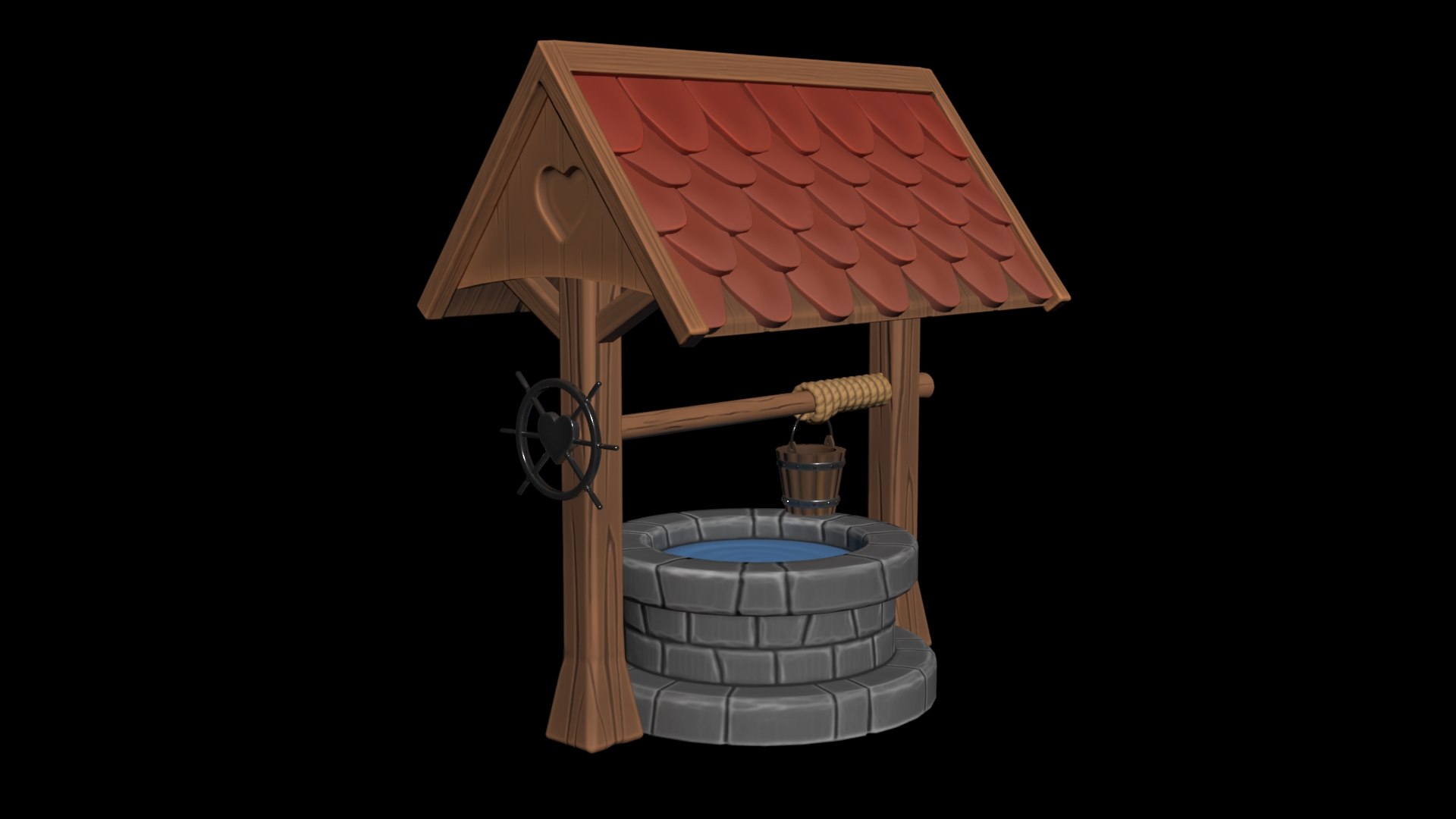 3D Stylized Water well - TurboSquid 1946106