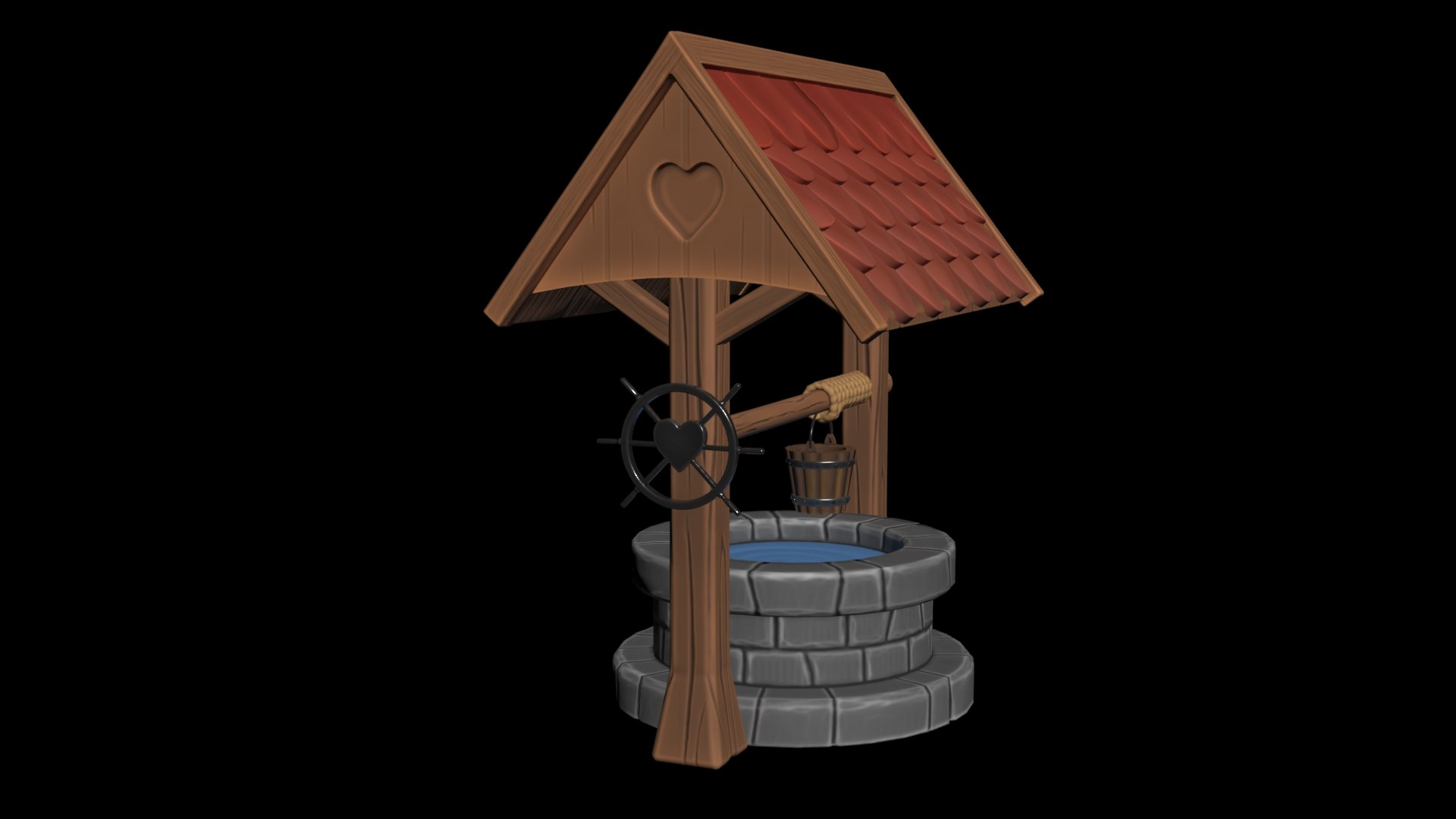 3D Stylized Water well - TurboSquid 1946106