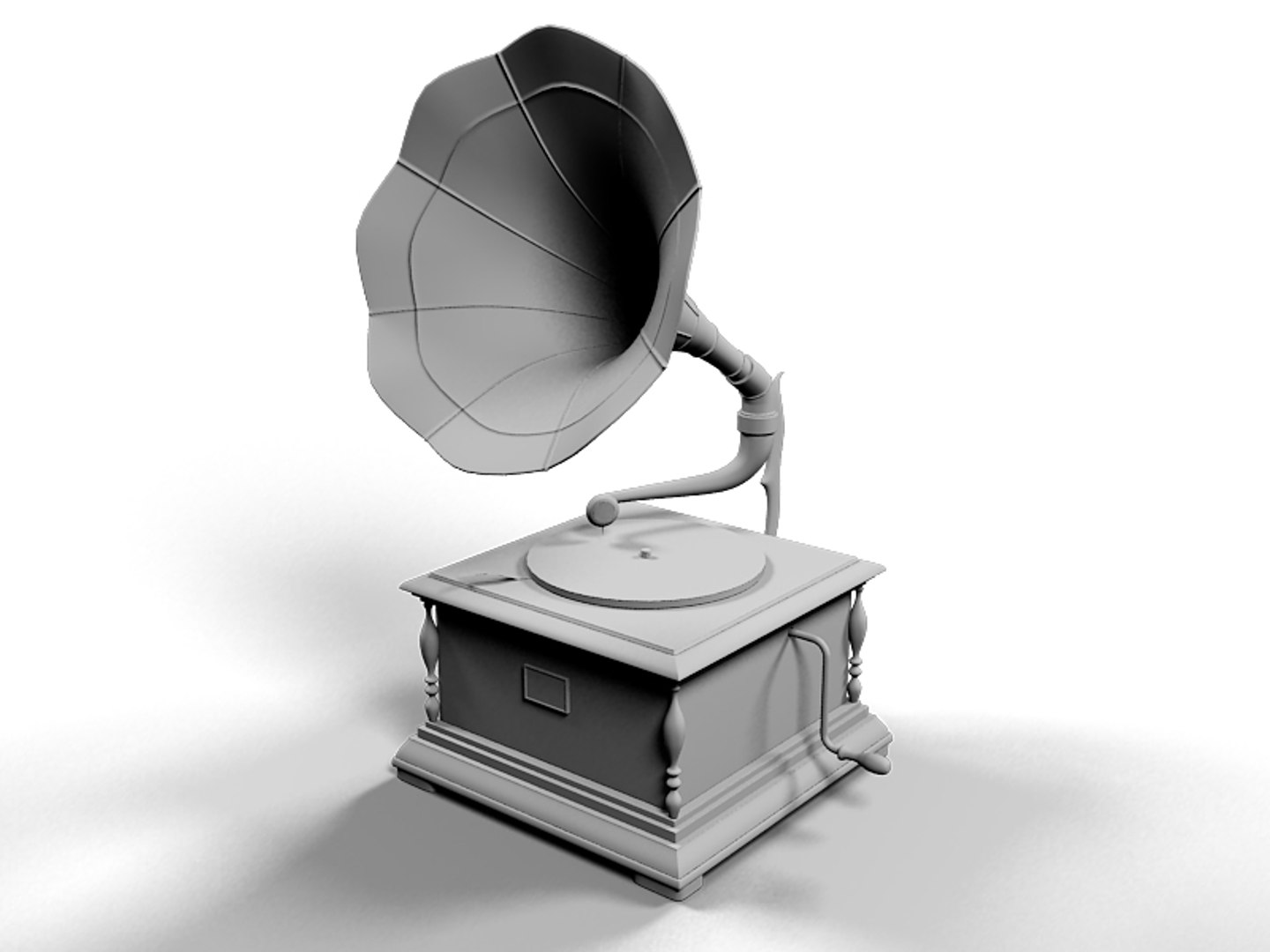 3D Model Gramophone - TurboSquid 1422382
