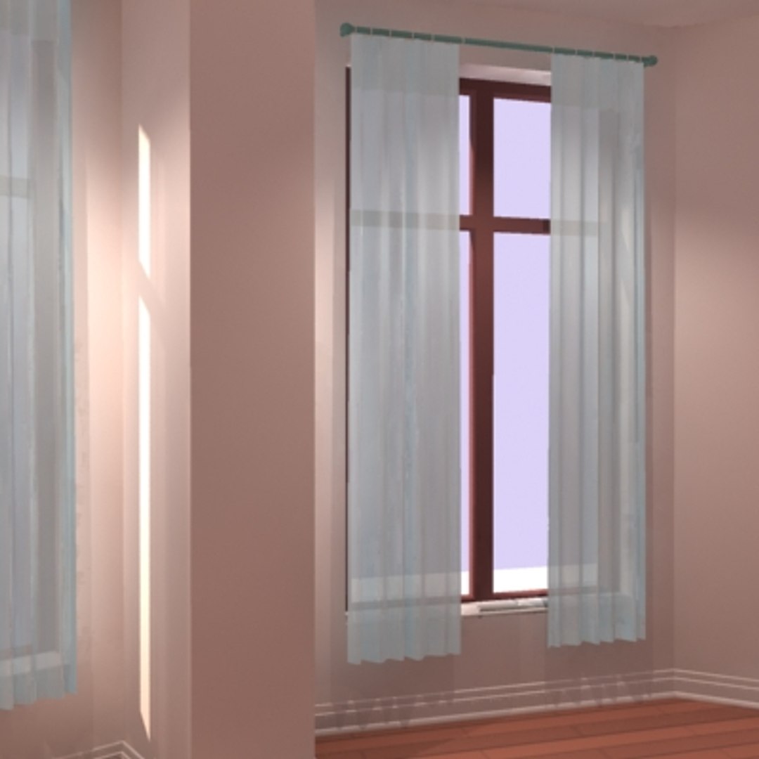 window curtain 3d model