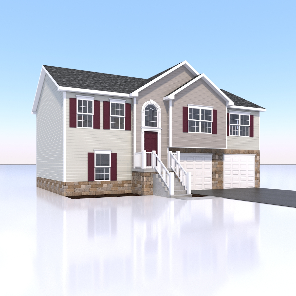 2 single family home 3D model - TurboSquid 1448665