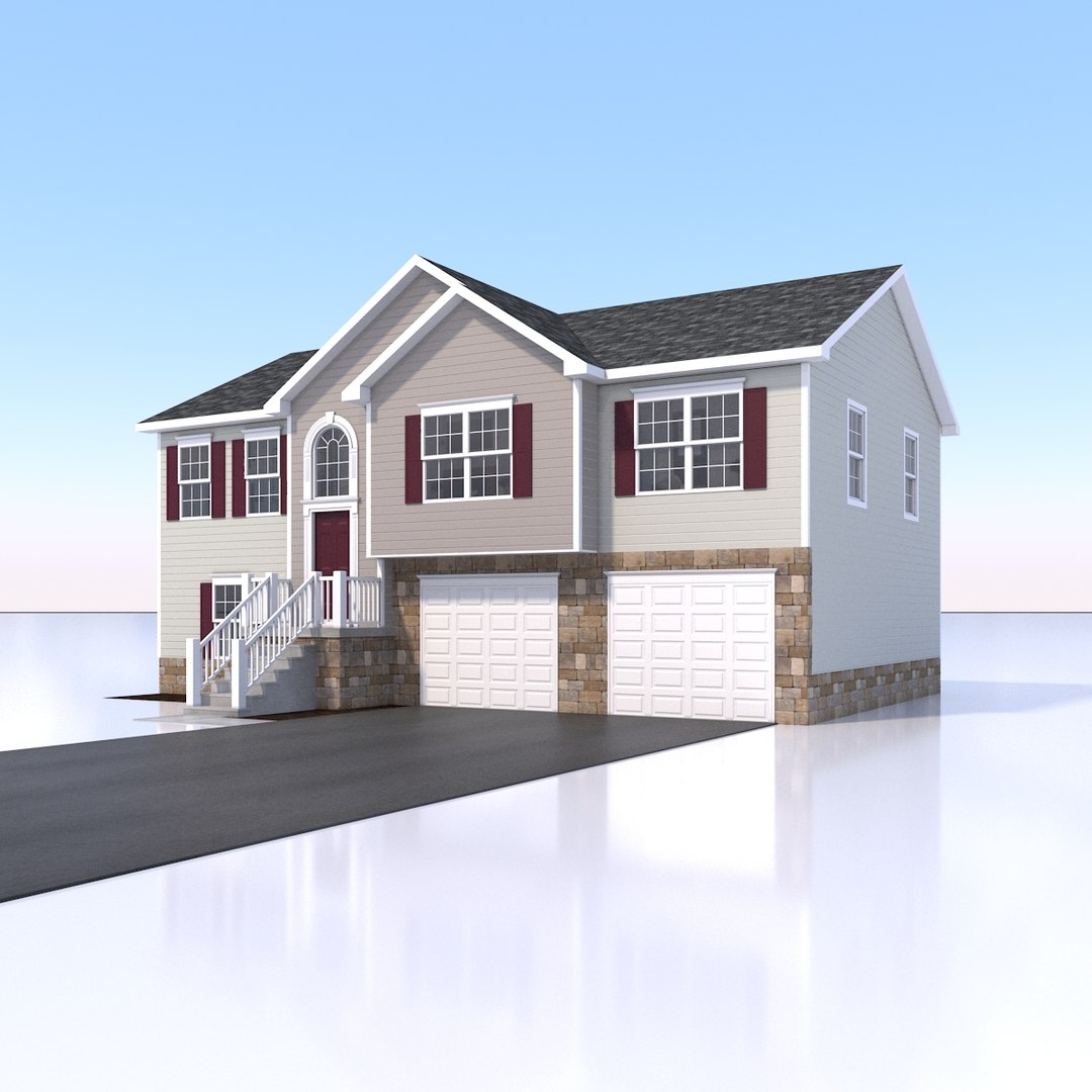 2 single family home 3D model - TurboSquid 1448665