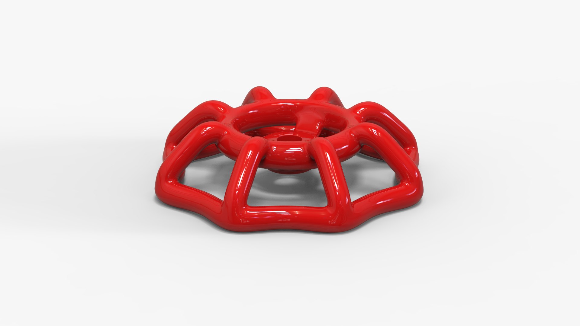 Red Valve Steering Wheel 3D Model - TurboSquid 2362045