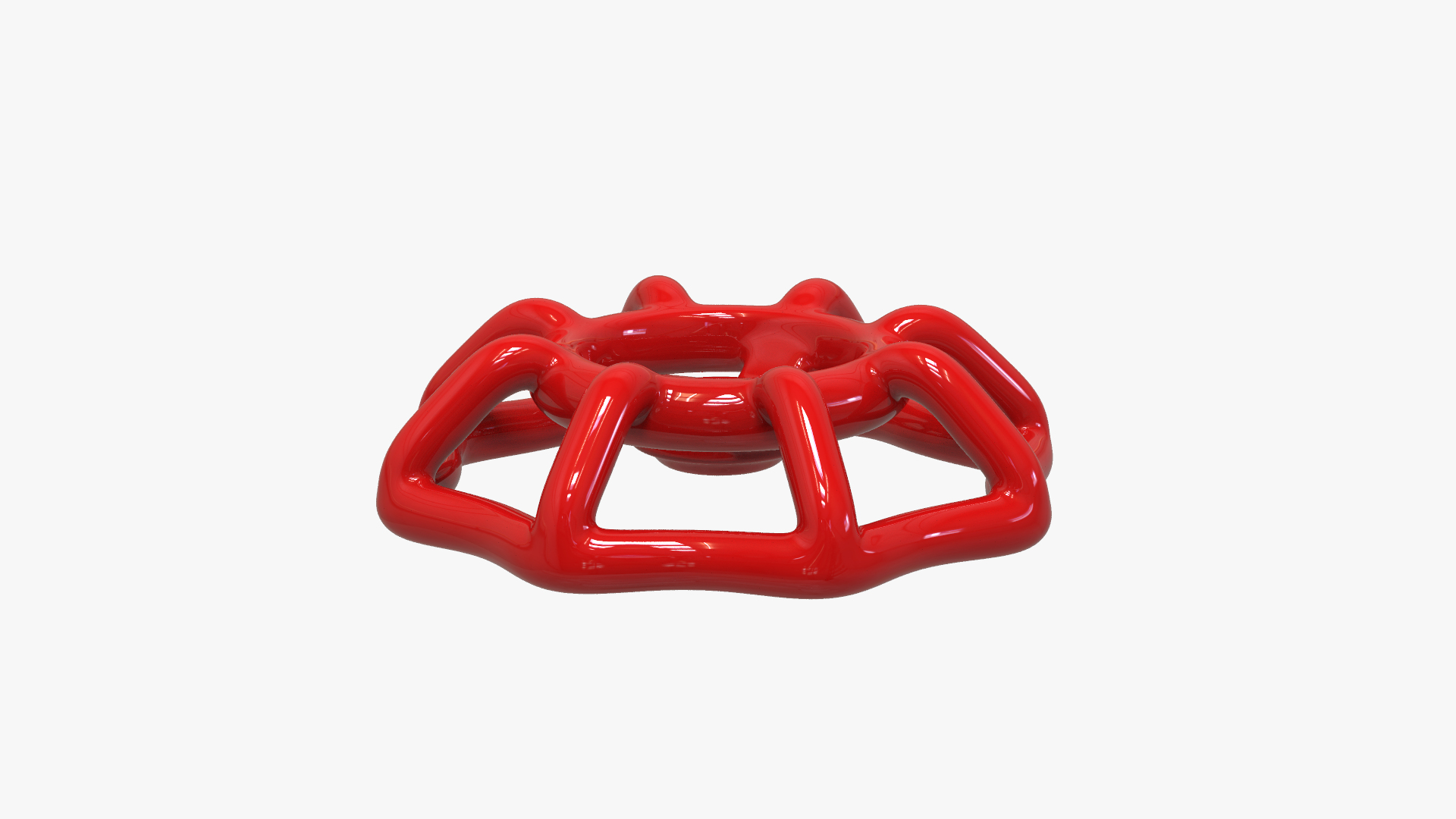 Red Valve Steering Wheel 3D Model - TurboSquid 2362045