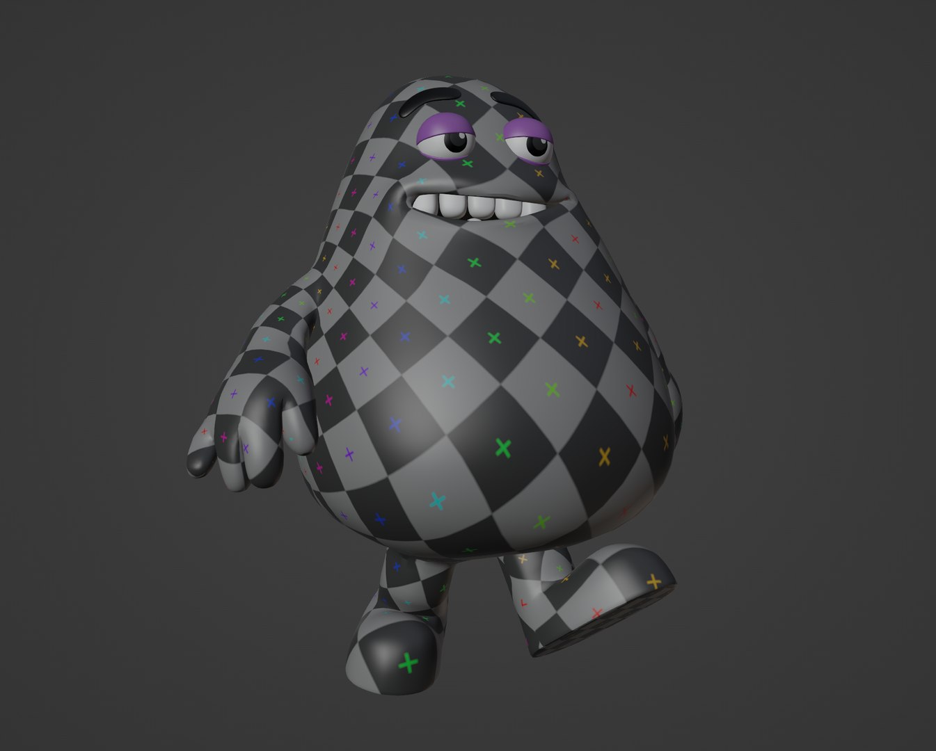 3D Grimace Rigged Character - TurboSquid 2126931