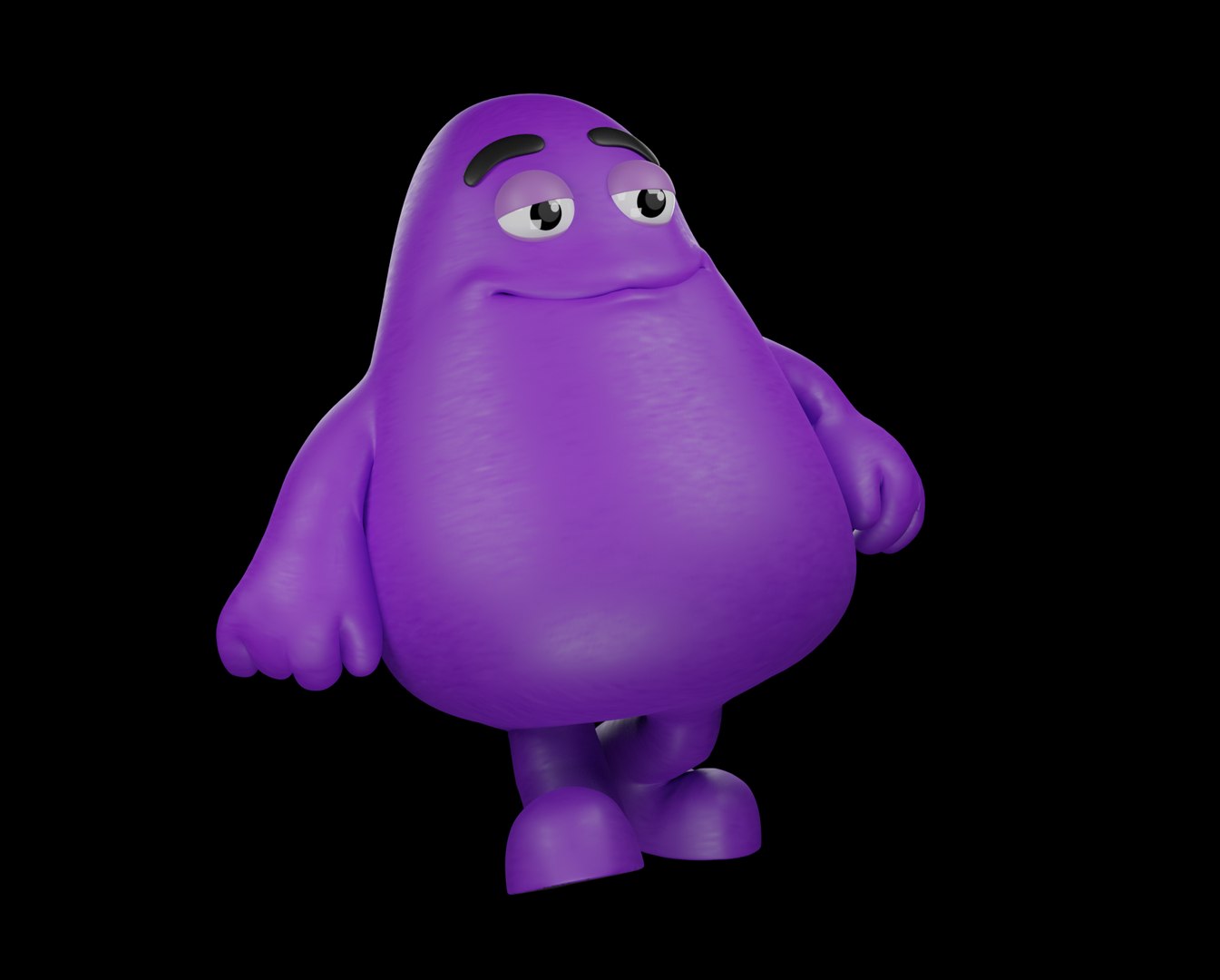 3D Grimace Rigged Character - TurboSquid 2126931