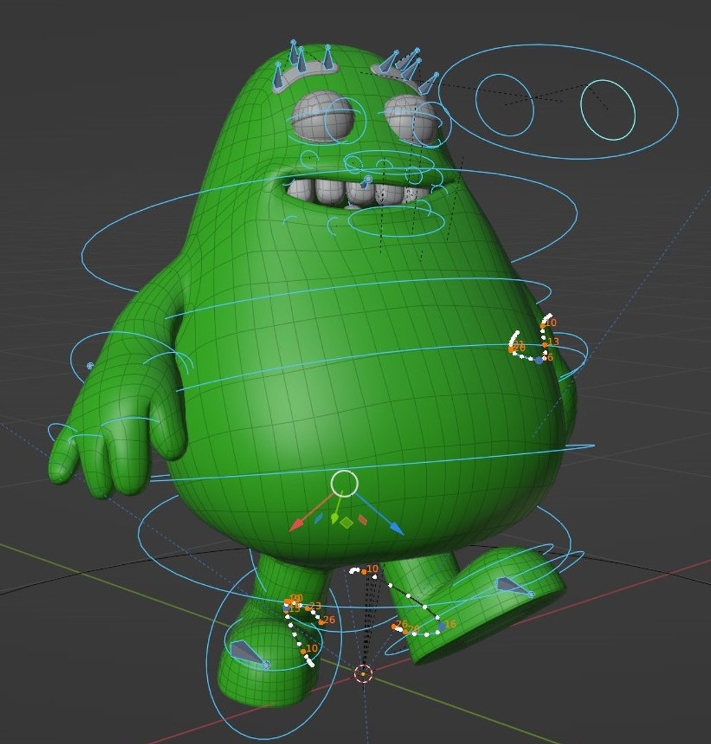 3D Grimace Rigged Character - TurboSquid 2126931