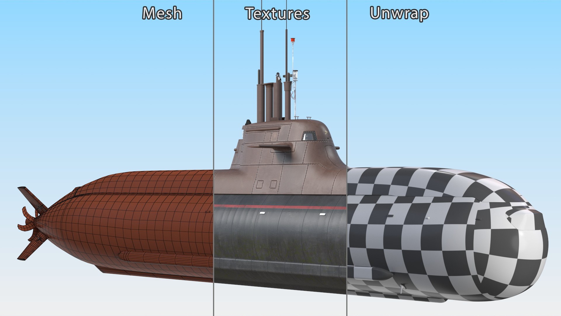 3D Model Submarine HDW Class 212A Dry Rigged For Cinema 4D - TurboSquid ...