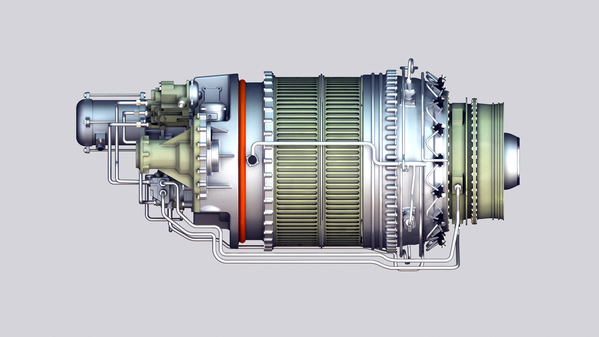 3D Turboshaft Engine Model - TurboSquid 1990244
