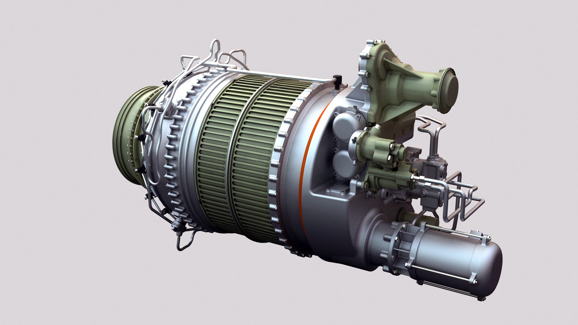 3D Turboshaft Engine Model - TurboSquid 1990244