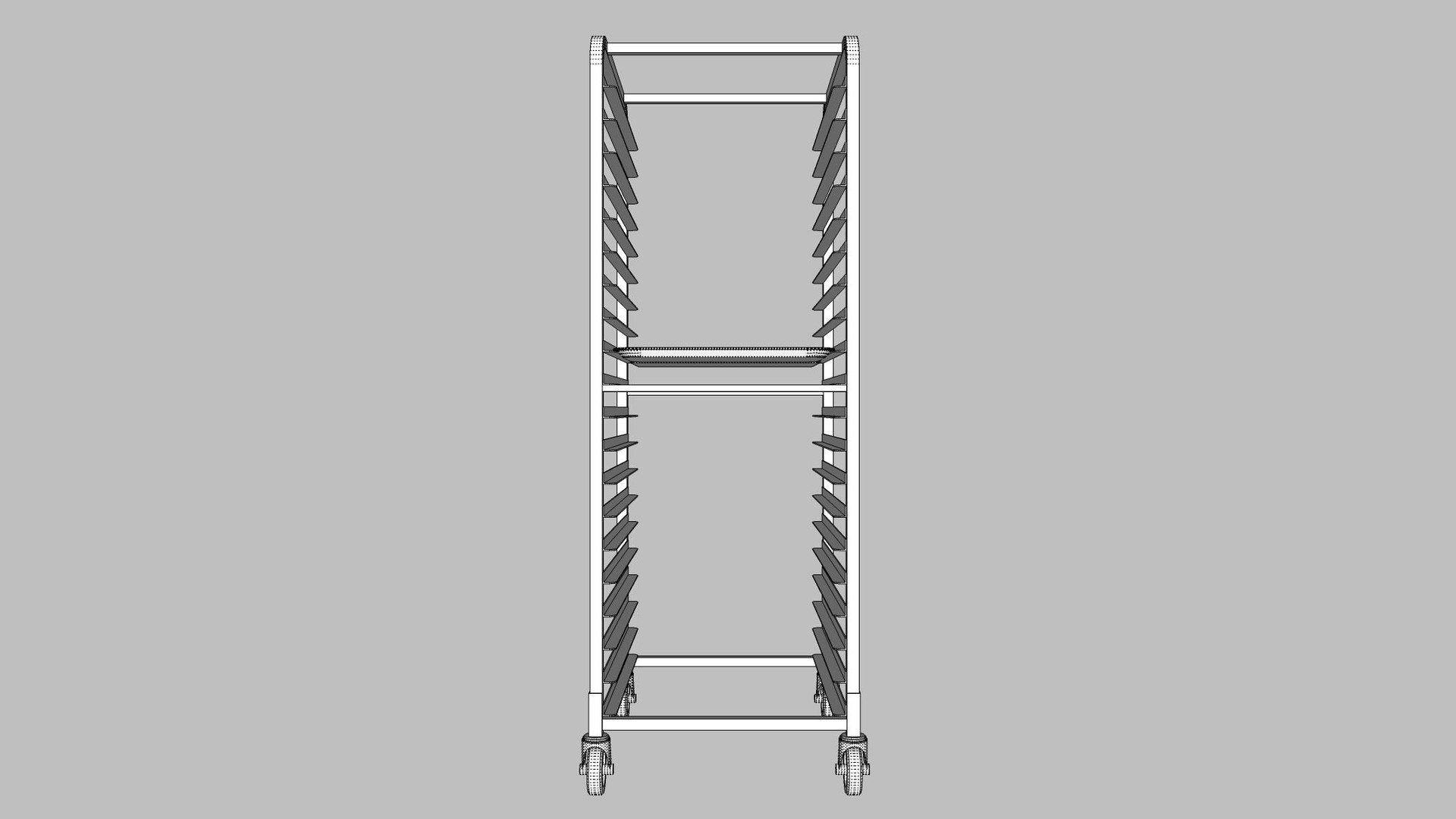 Sheet Tray Rack Style 3d C4d